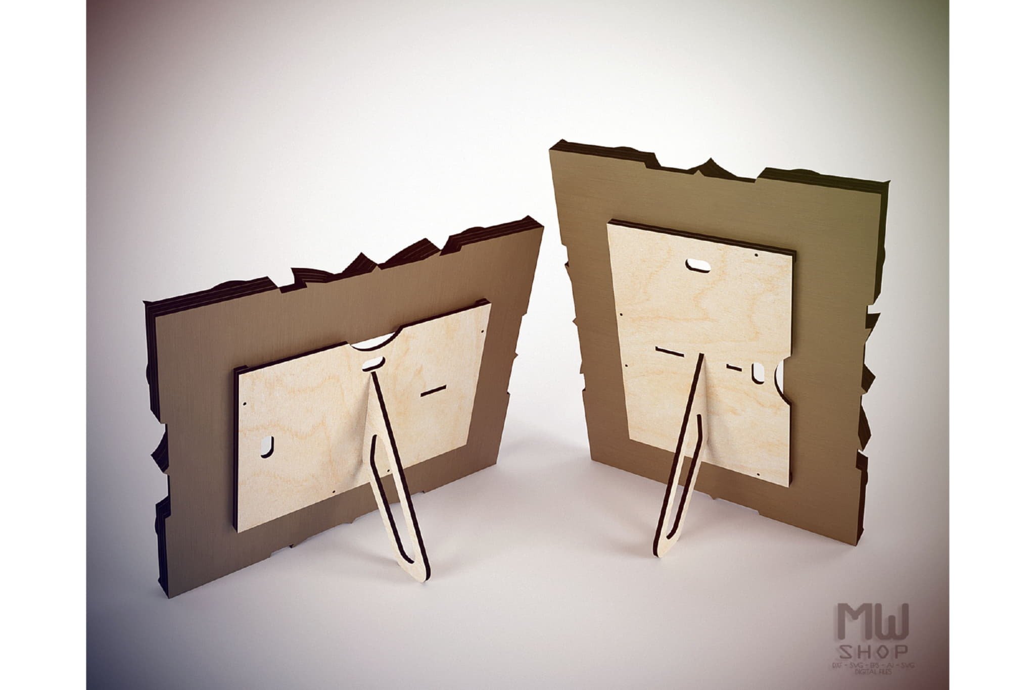 F09 - Multilayer Photo Frame, Laser Cut Photo Frame DXF (579984 ...