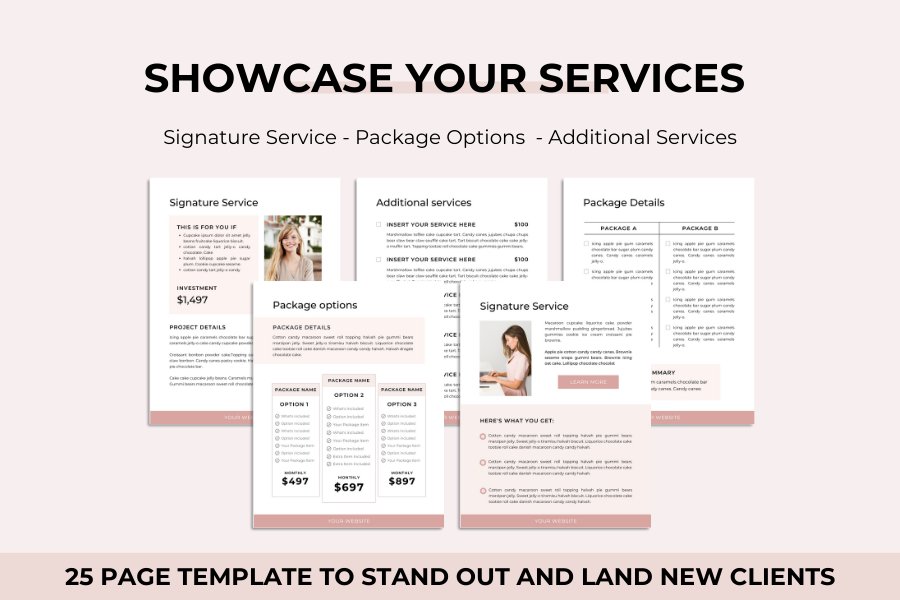 Services and Pricing Guide Template (768552) | Canva Templates | Design ...