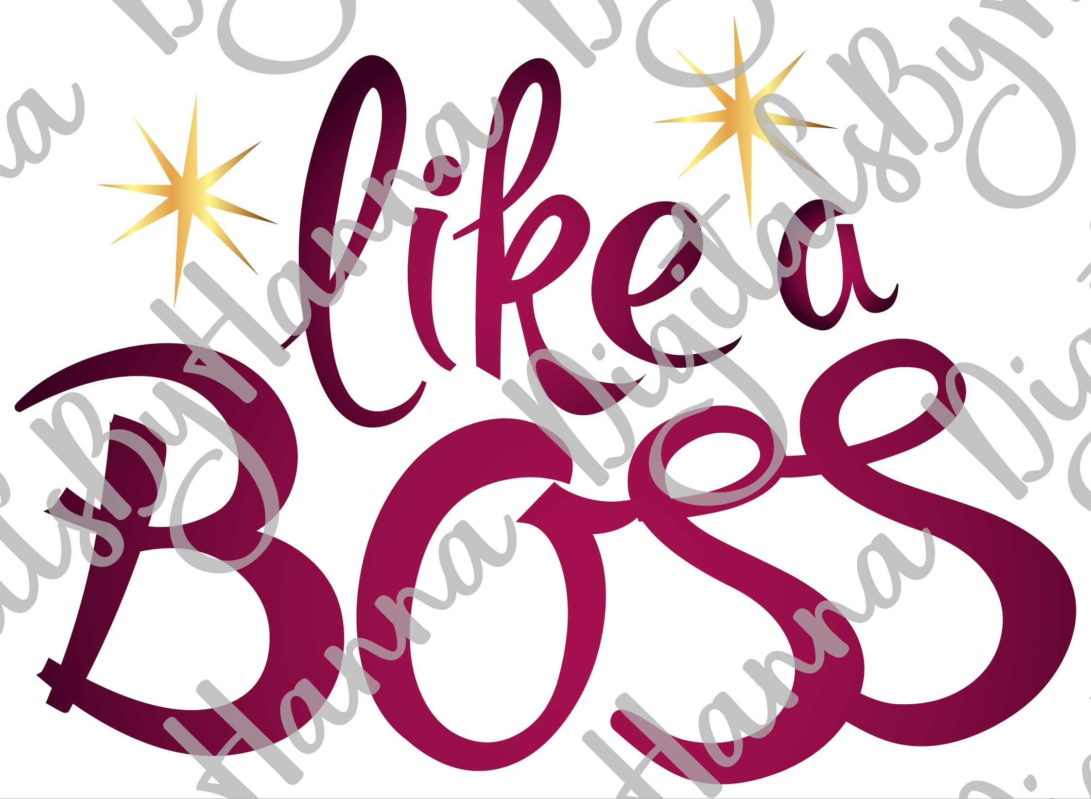 Like a Boss Funny Office Sublimation Sign PNG Print File (910302 ...