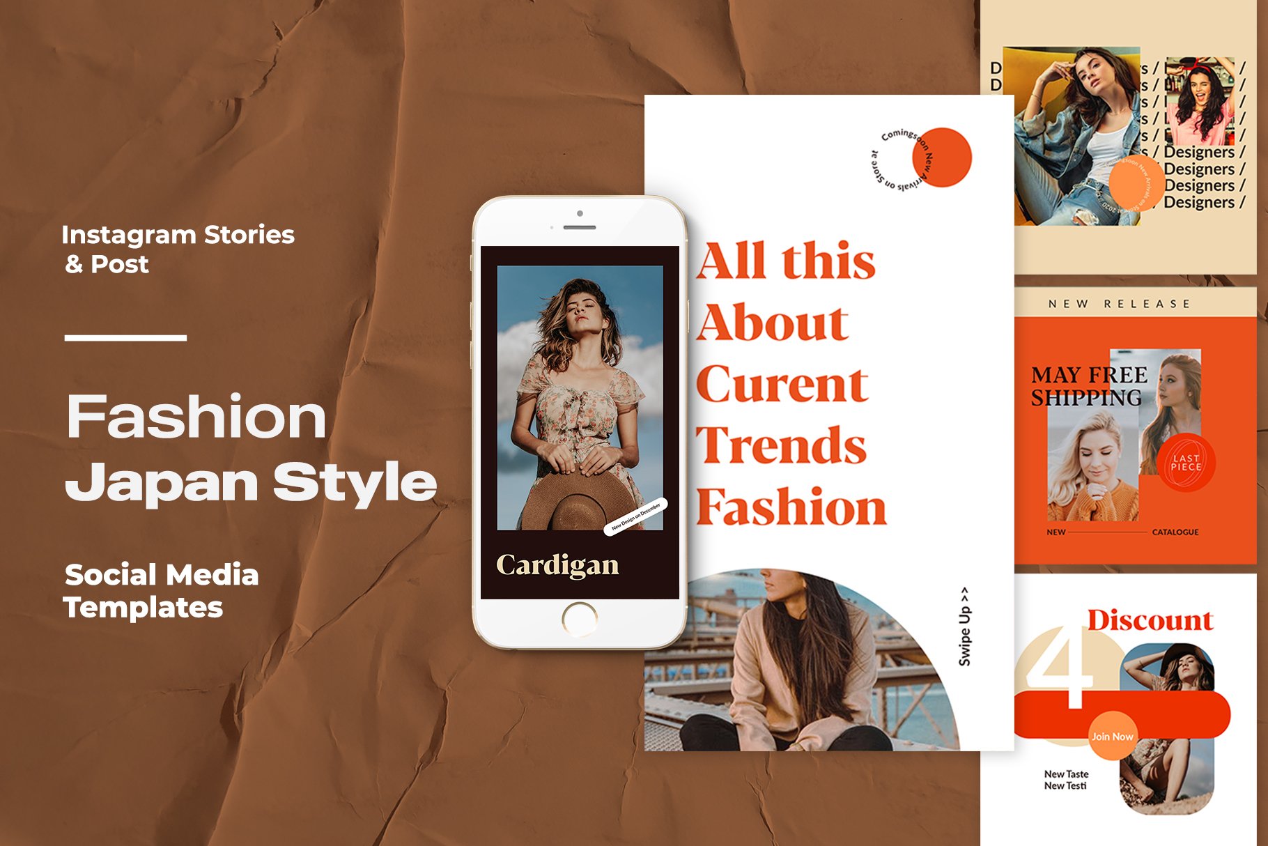 INSTAGRAM BUNDLE TEMPLATES (403140) | Web Elements | Design Bundles