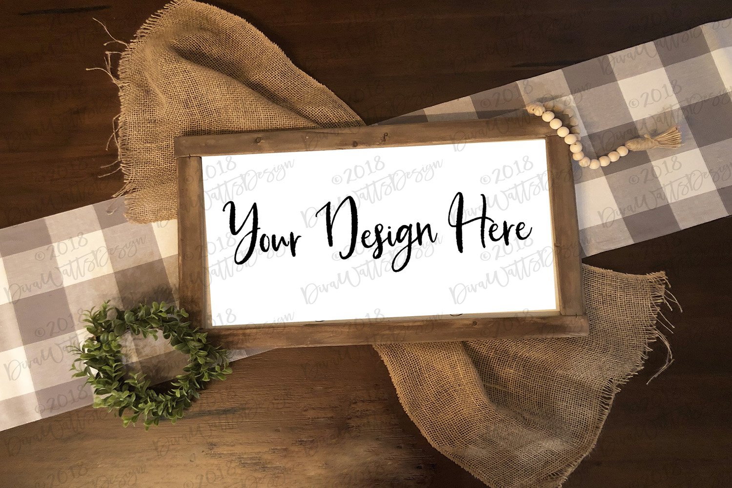 Farmhouse Style Wood Sign Mockups Mockup Bundle of Six (191198 ...