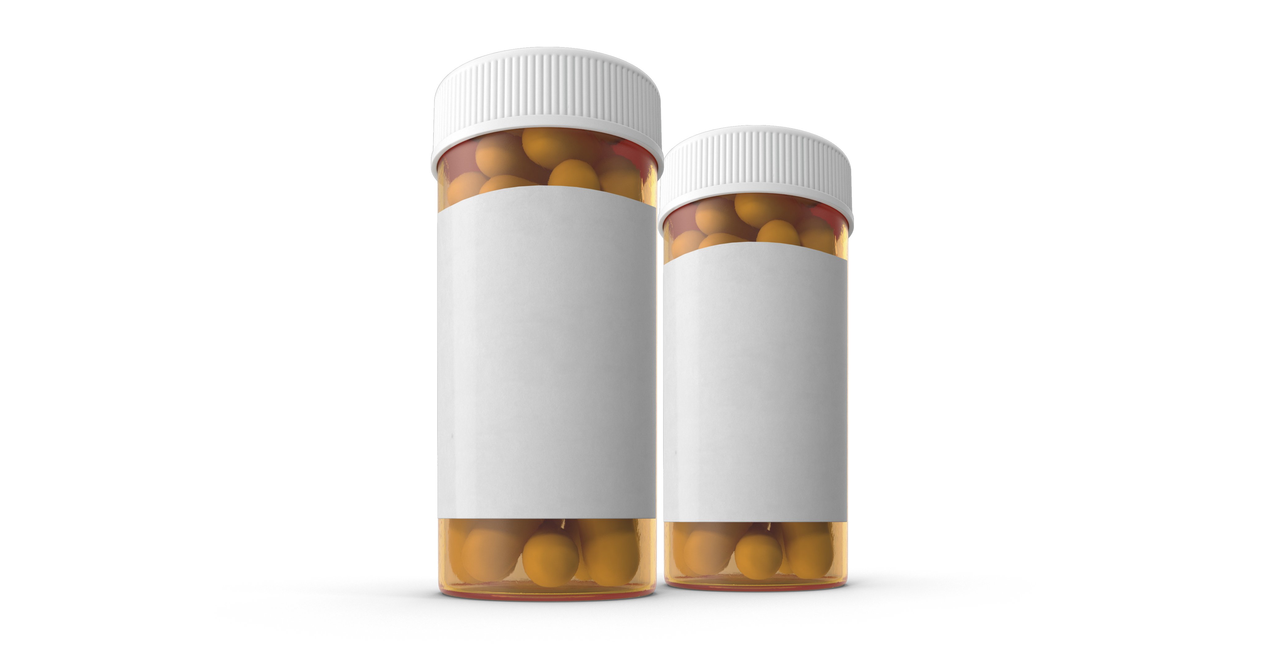 Pills Bottle (56464) | Mockups | Design Bundles