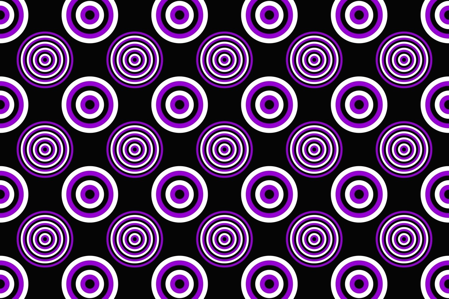 16 Seamless ThreeTone Circle Patterns (325912) | Patterns | Design Bundles