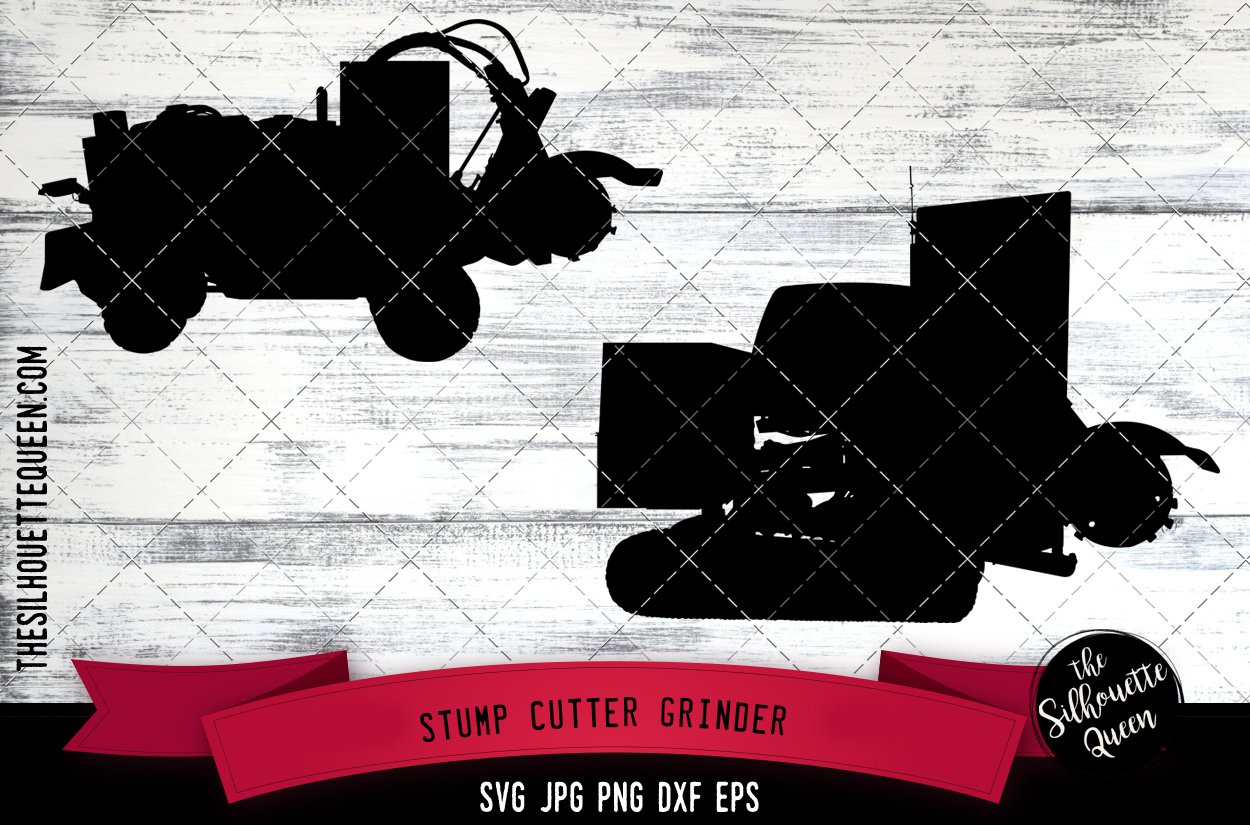 Stump Cutter Grinder Cut file Svg (713530) | Cut Files | Design Bundles