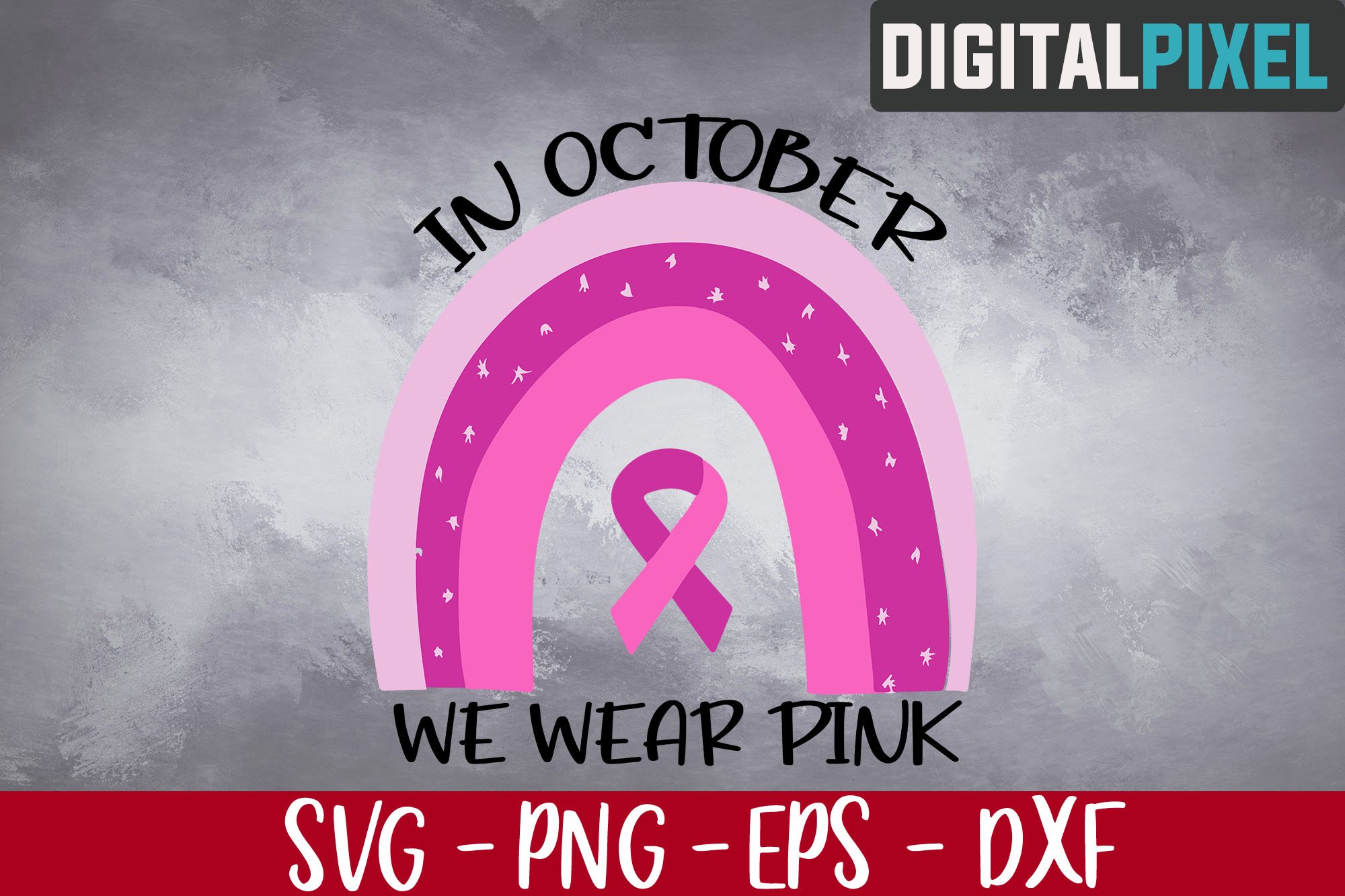 In October We Wear Pink Svg, Cancer Svg, Cancer Ribbon Svg (915269 ...