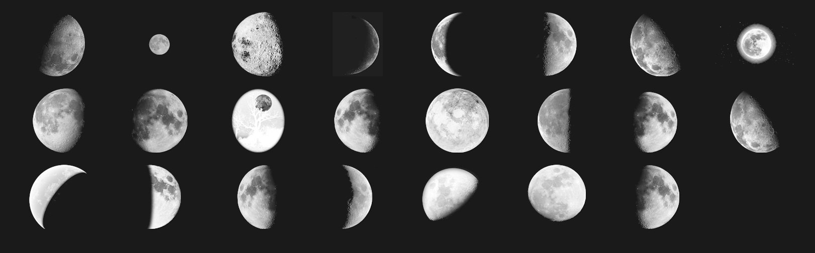 200 MOON SPACE PNG PHOTOSHOP OVERLAYS, BACKGROUNDS BACKDROPS (532523 ...