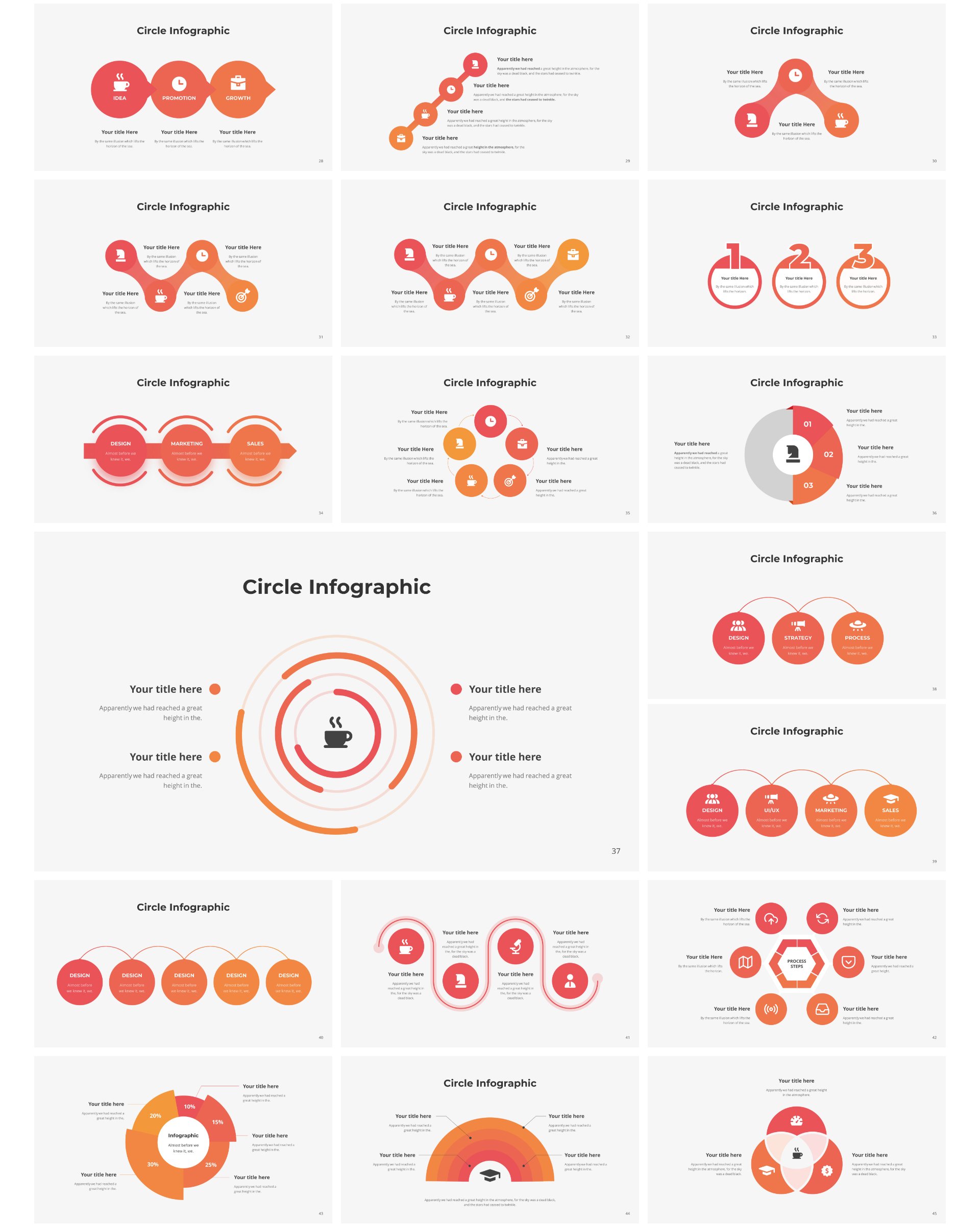 Massive Infographics V1.0 (764508) | Powerpoint | Design Bundles