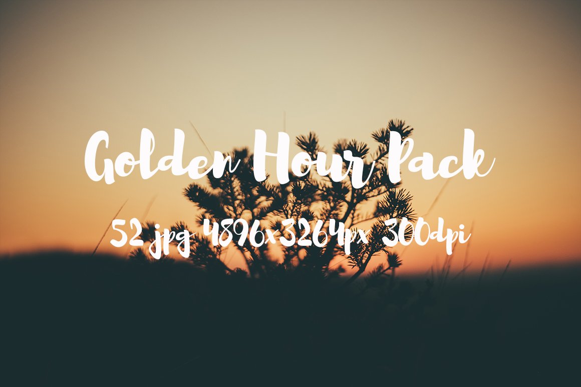 Golden hour Pack (20039) | Nature | Design Bundles