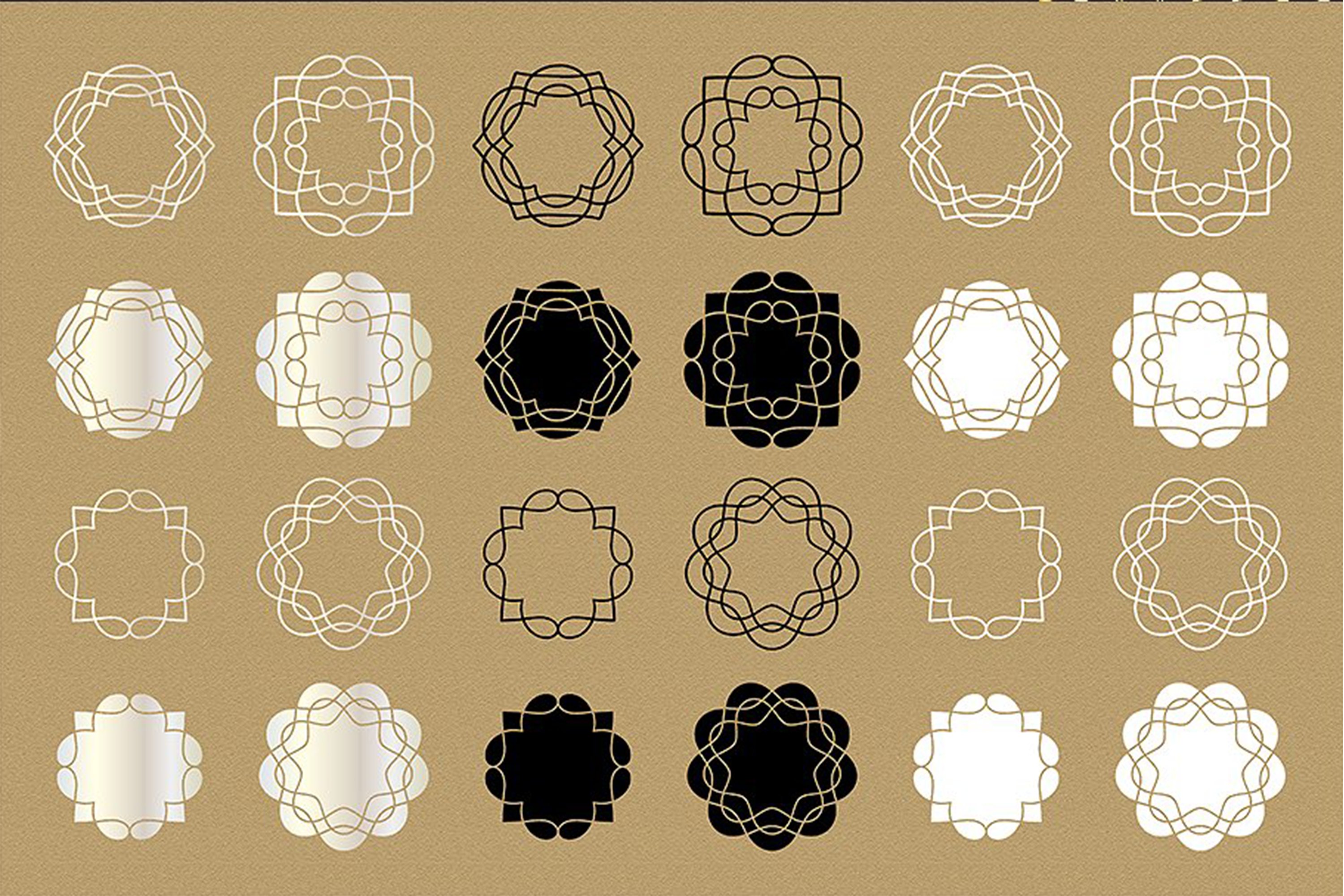 Metallic Logo Graphics (148565) | Logos | Design Bundles