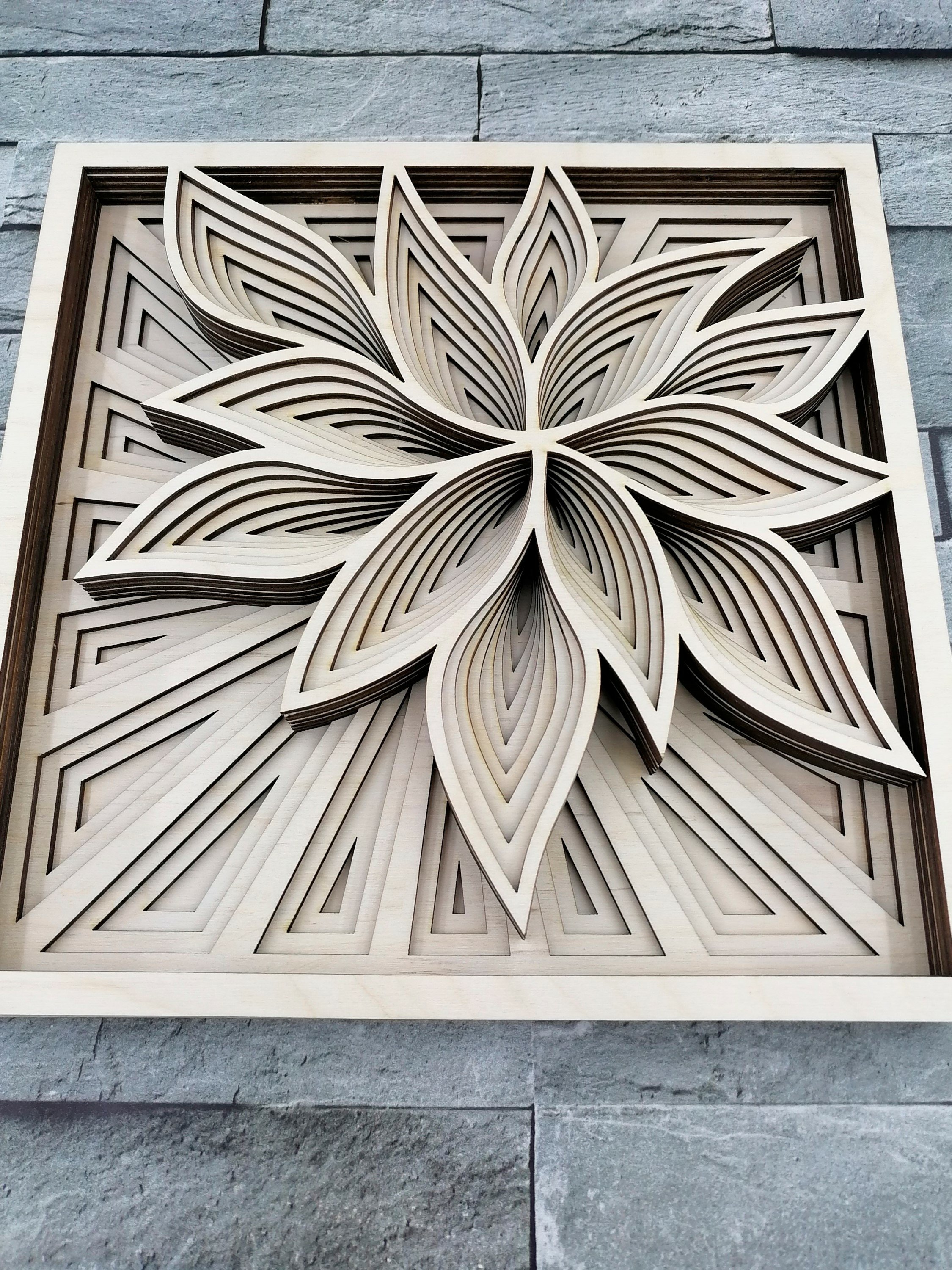 Layered Mandala SVG, Laser cut file, Cricut Mandala, Flower (1175624 ...