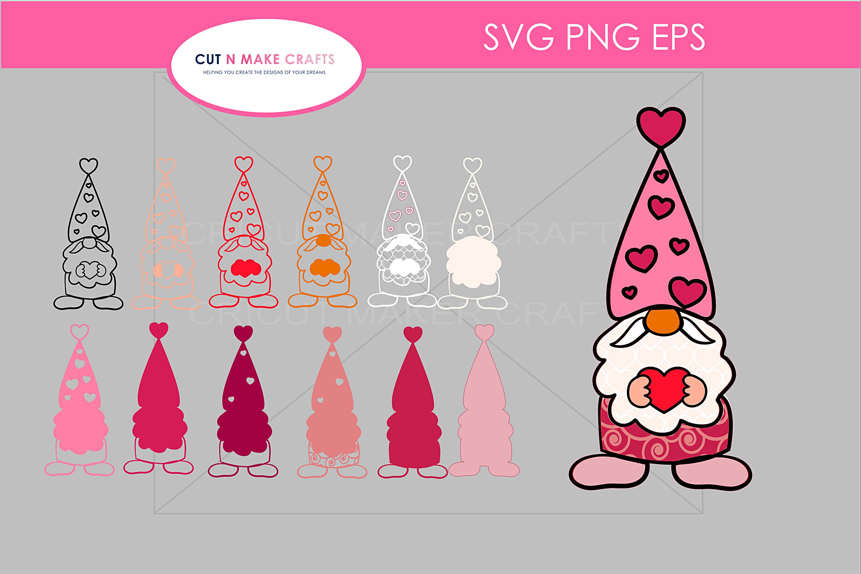 6 3d Layered Gnome SVG Multilayered Gnome SVG Bundle (1174242) | Cut ...