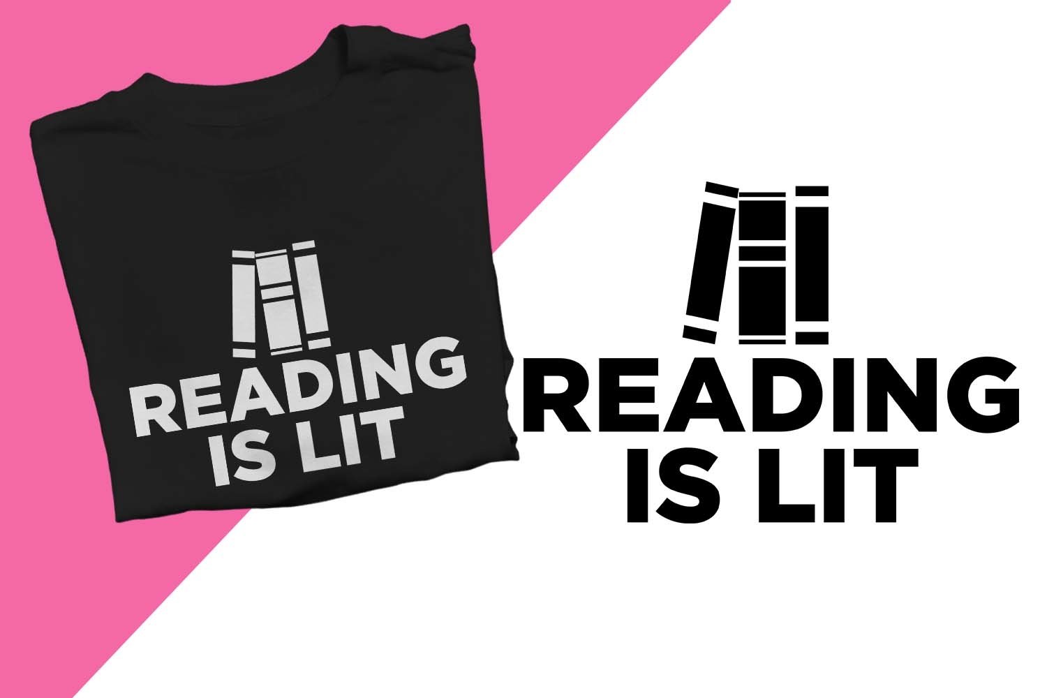 Reading is lit Funny Printable (430922) | Printables | Design Bundles