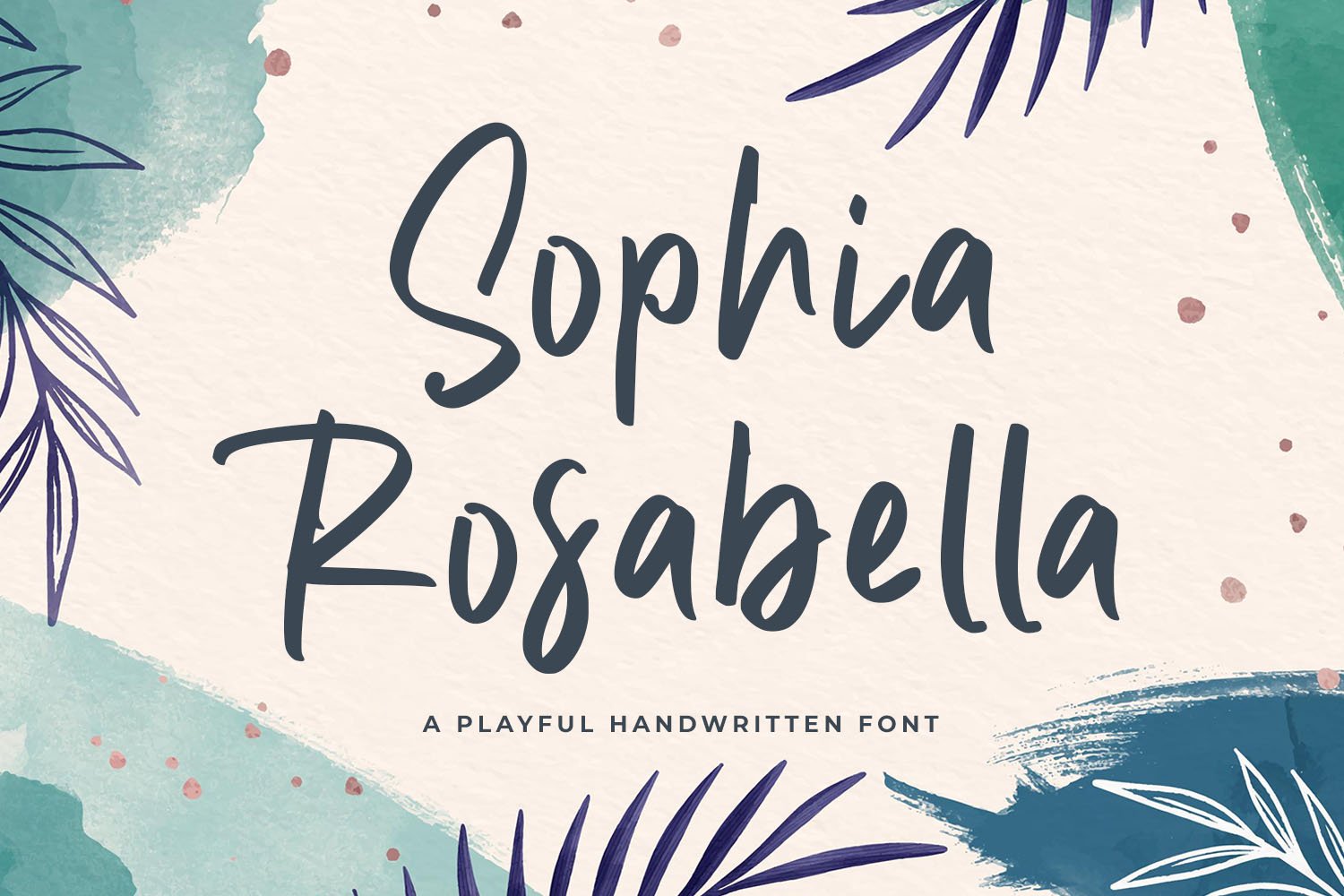 Elegant Handwriting Font - Sophia Rosabella (1240723)