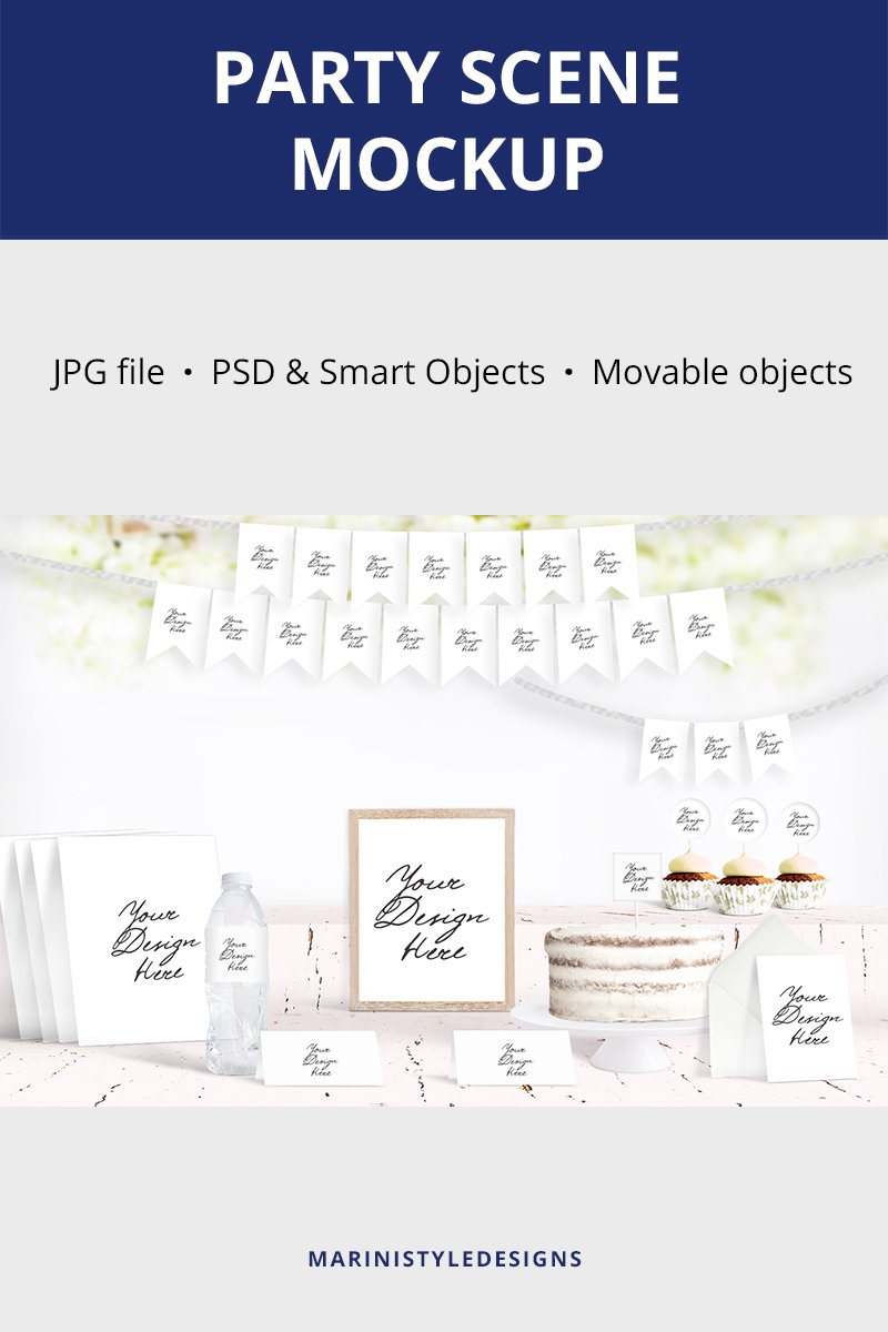 Party Scene creator Mockup, Party Decoration Mockup, 1090 (555564 ...