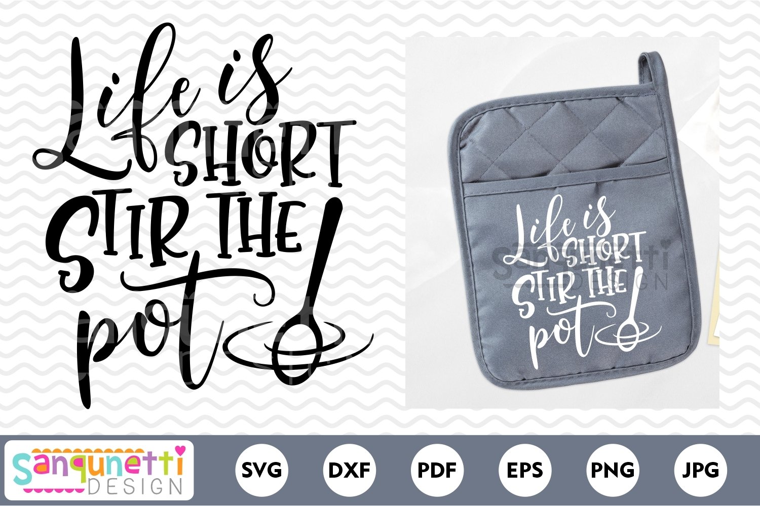 Life is short, stir the pot svg, funny and punny svg (903629) | Cut ...