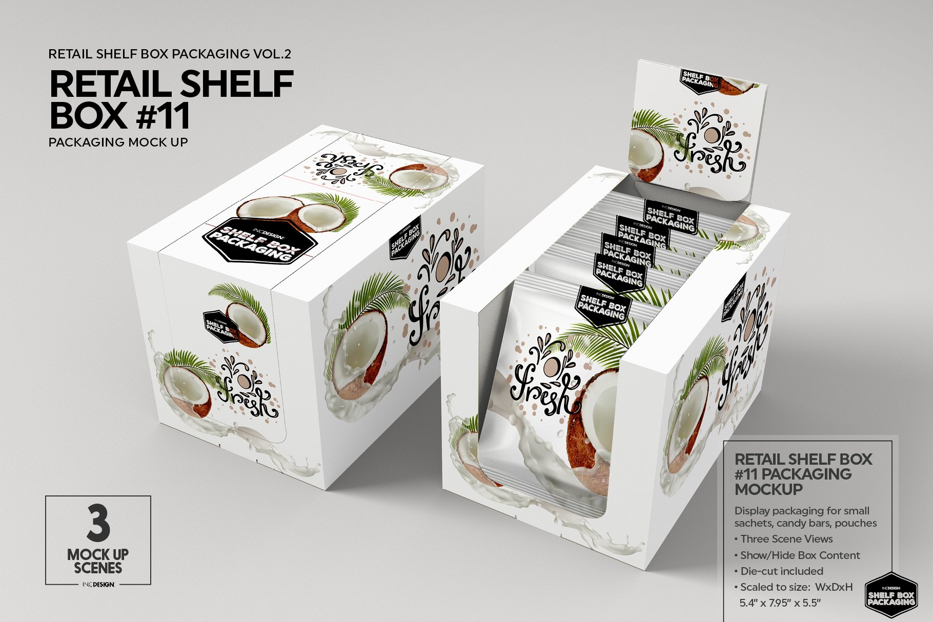 Shelf Box Packaging Volume 2 (101906) | Branding | Design Bundles