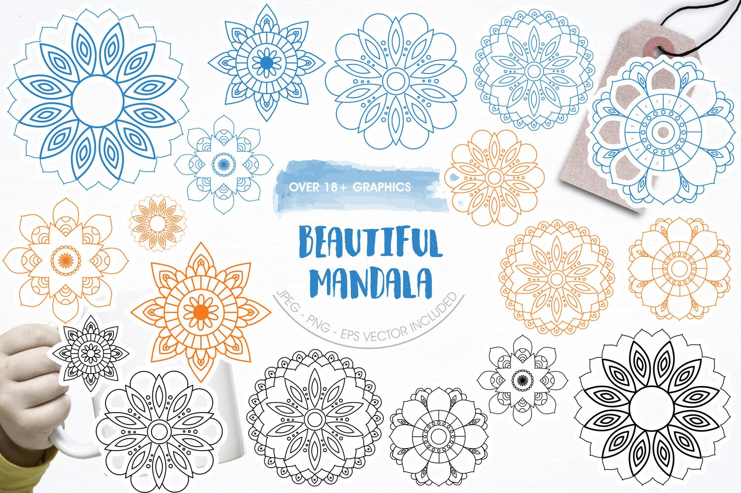 Beautiful Mandala Cute Graphics