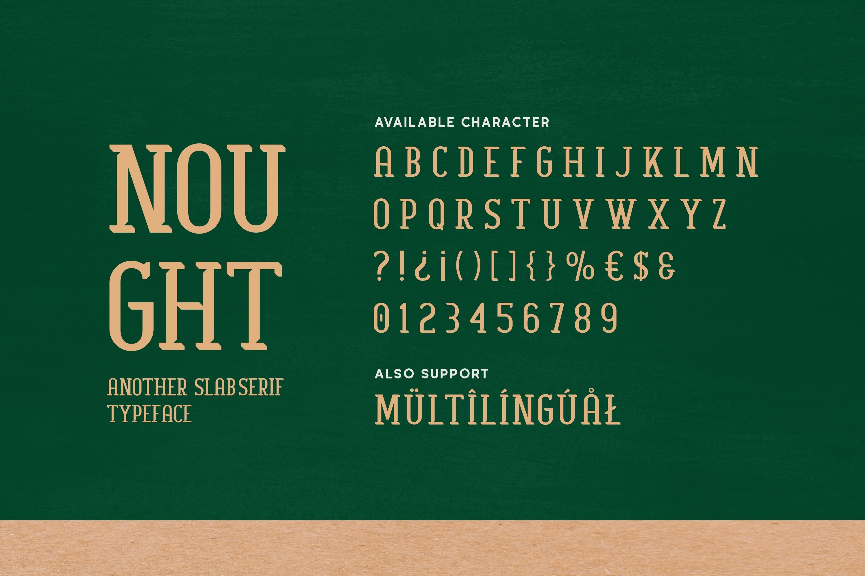Nought - Another Slab Serif Typeface (541394) | Slab Serif | Font Bundles