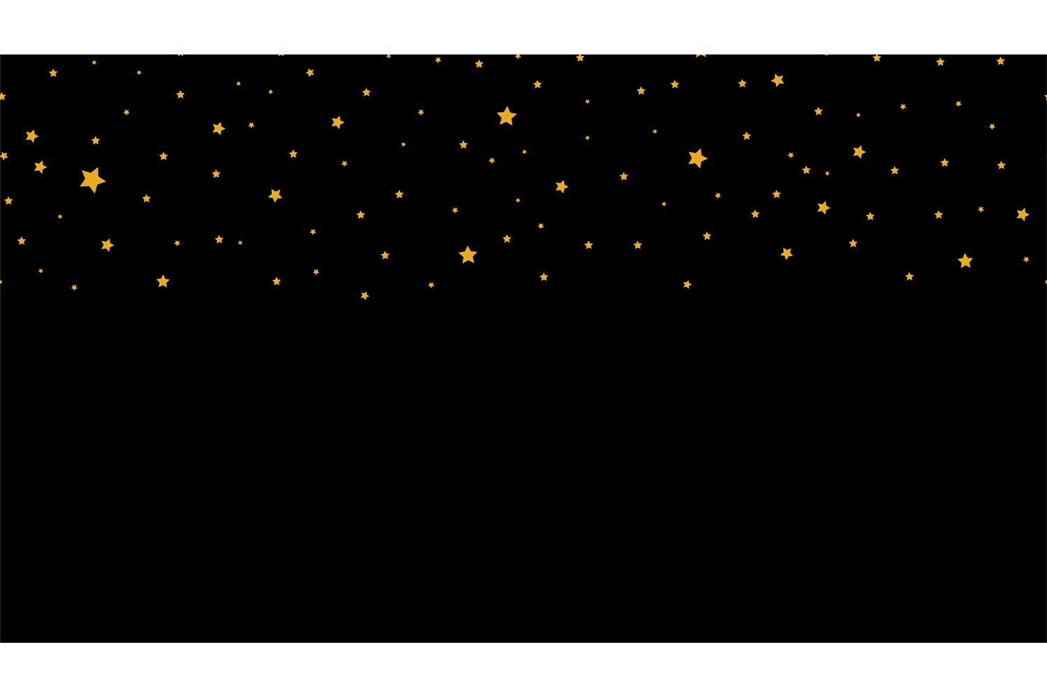 Falling stars seamless border (1348657) | Illustrations | Design Bundles