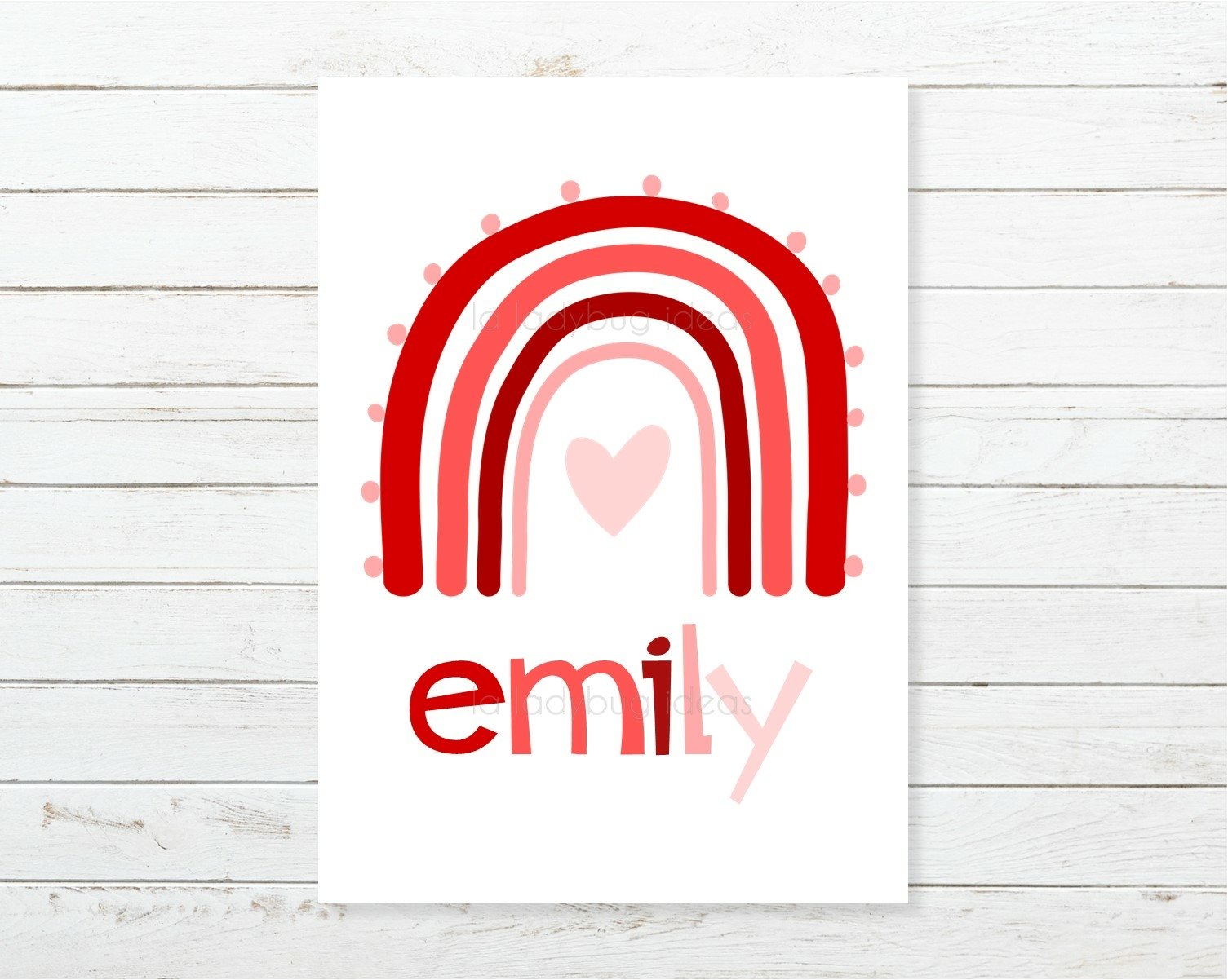 Valentines Rainbows clipart. Red and pink rainbows clip art. (1153314 ...