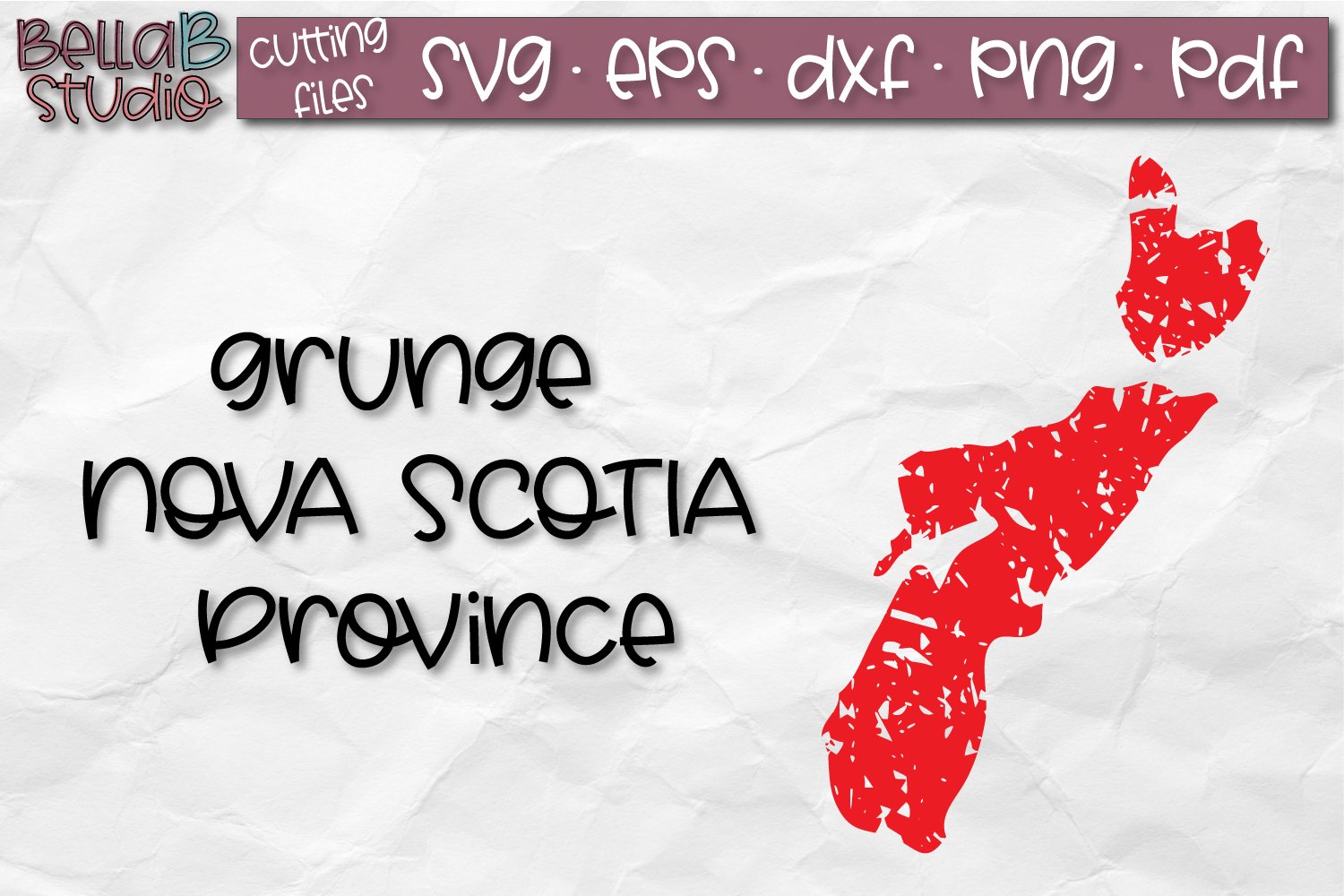 Nova Scotia SVG, Canada SVG, Canadian SVG, Distressed SVG