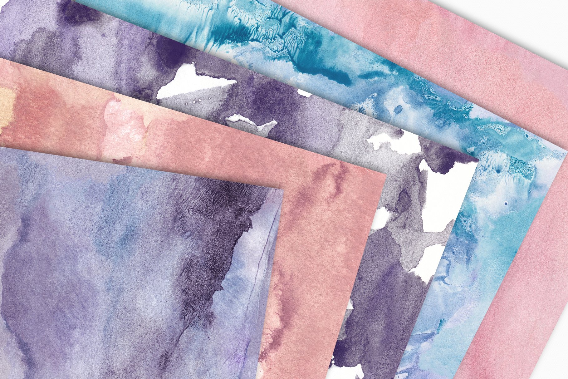 Seamless Watercolor Textures - 10 Watercolour Backgrounds (295480 ...