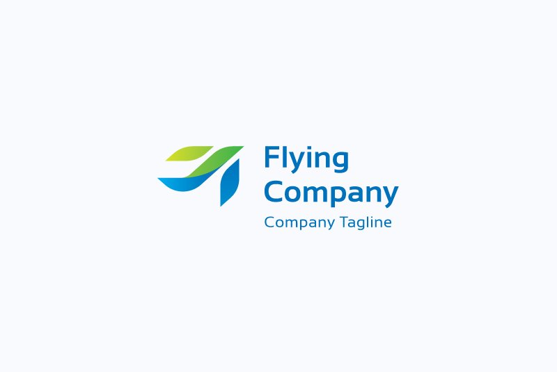 Flying Company Logo (39680) | Logos | Design Bundles