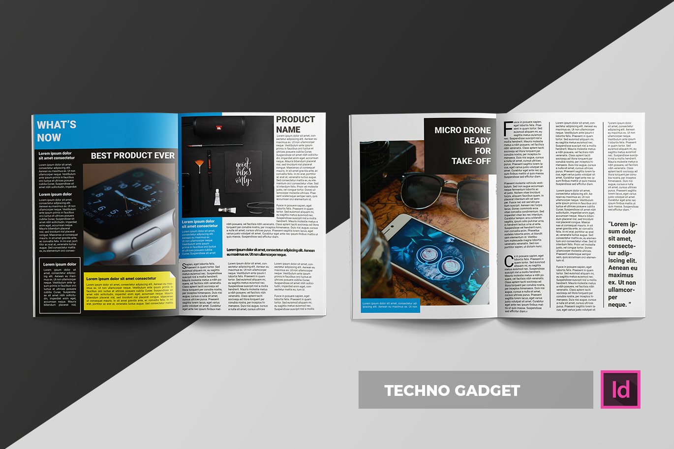 techno | Magazine (777677) | Magazines | Design Bundles
