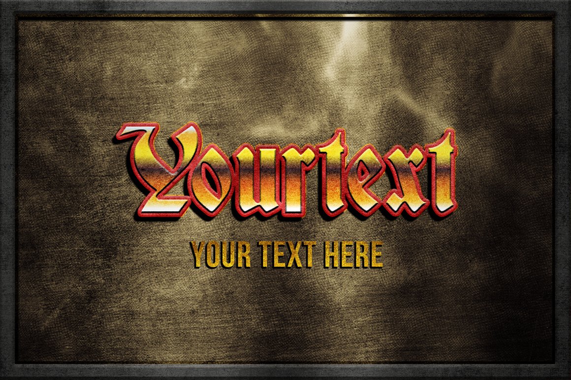 Medieval Text Effect for Photoshop