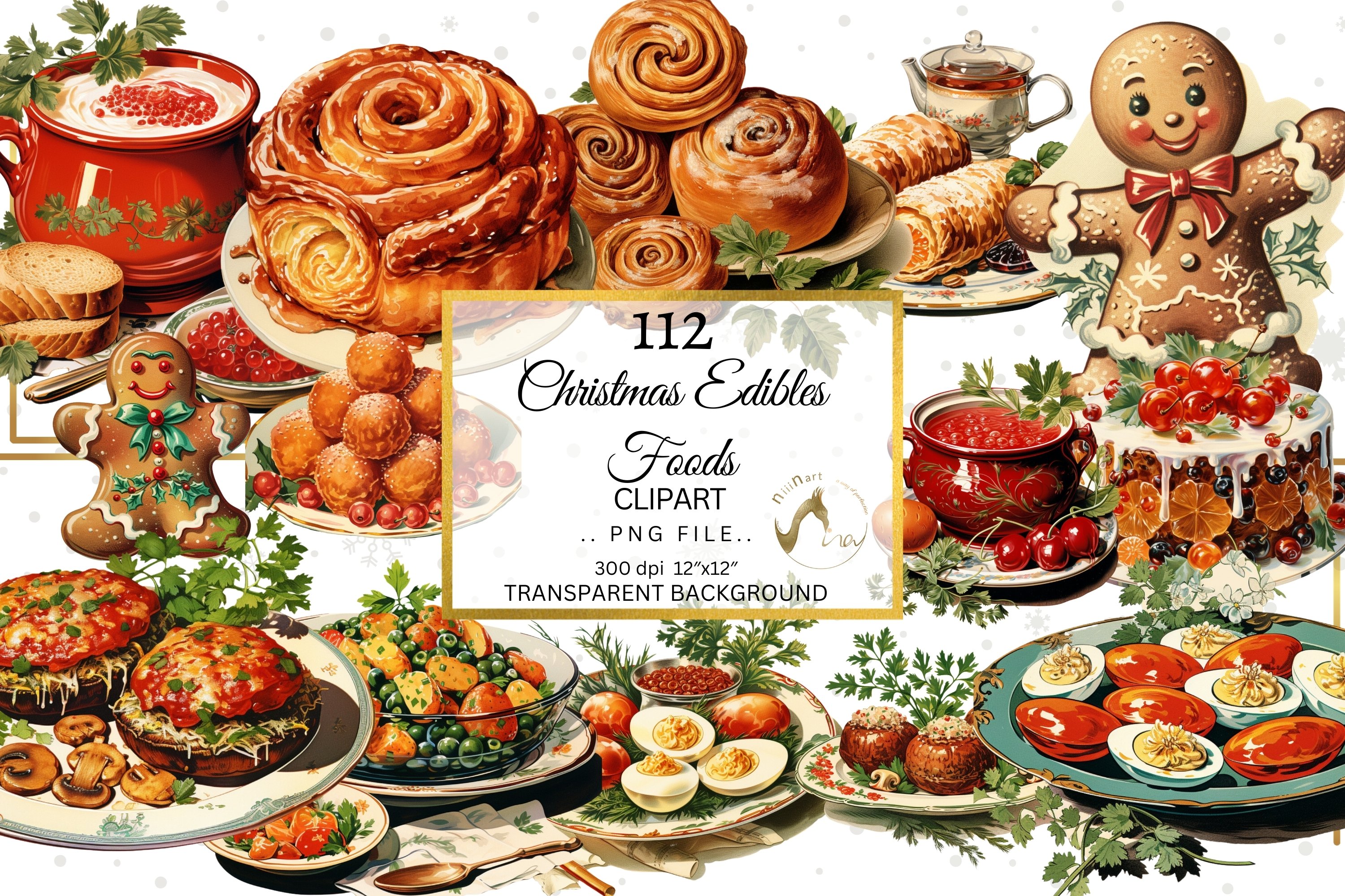 Christmas Food Clipart