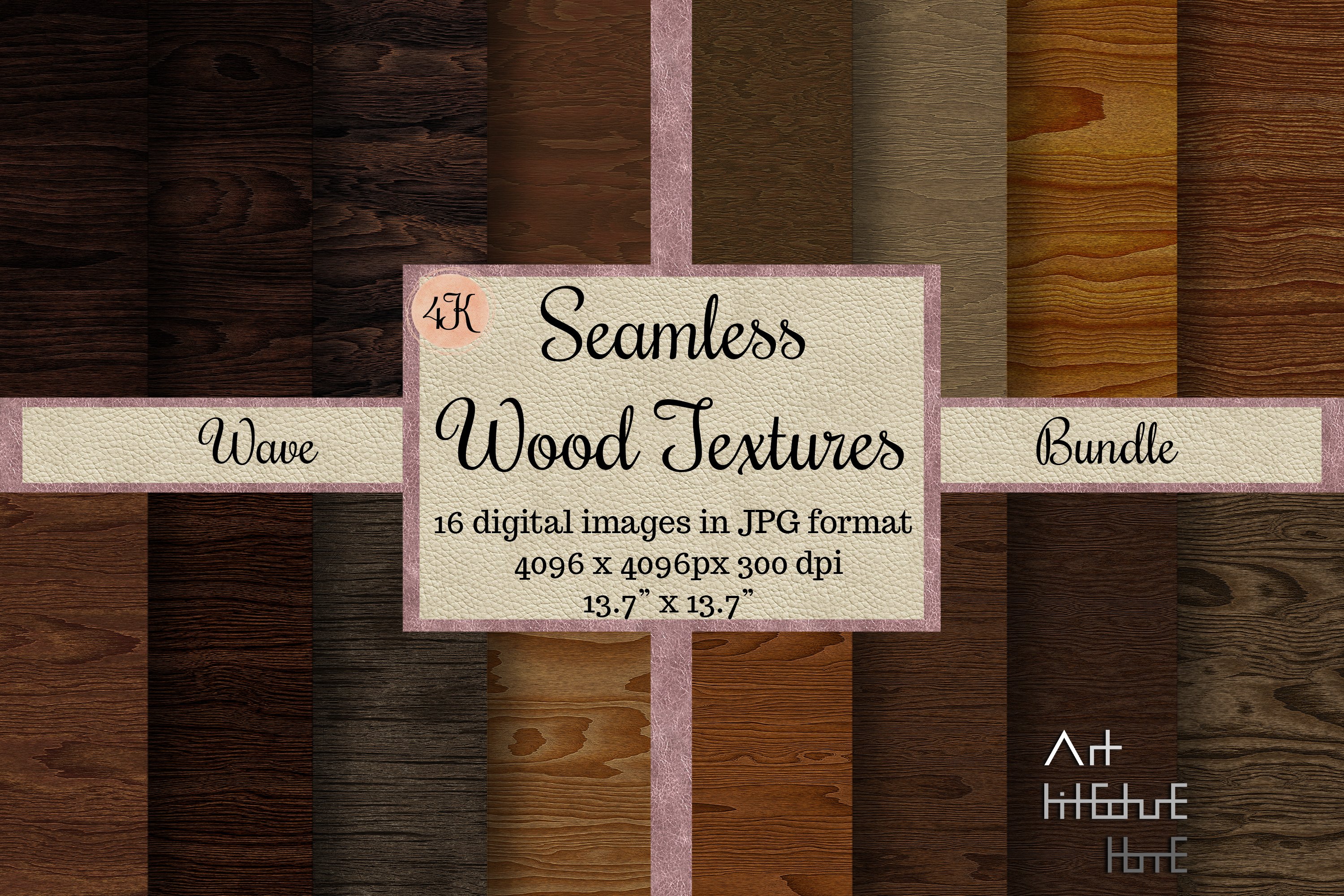 Seamless Dark Wood Plank Texture