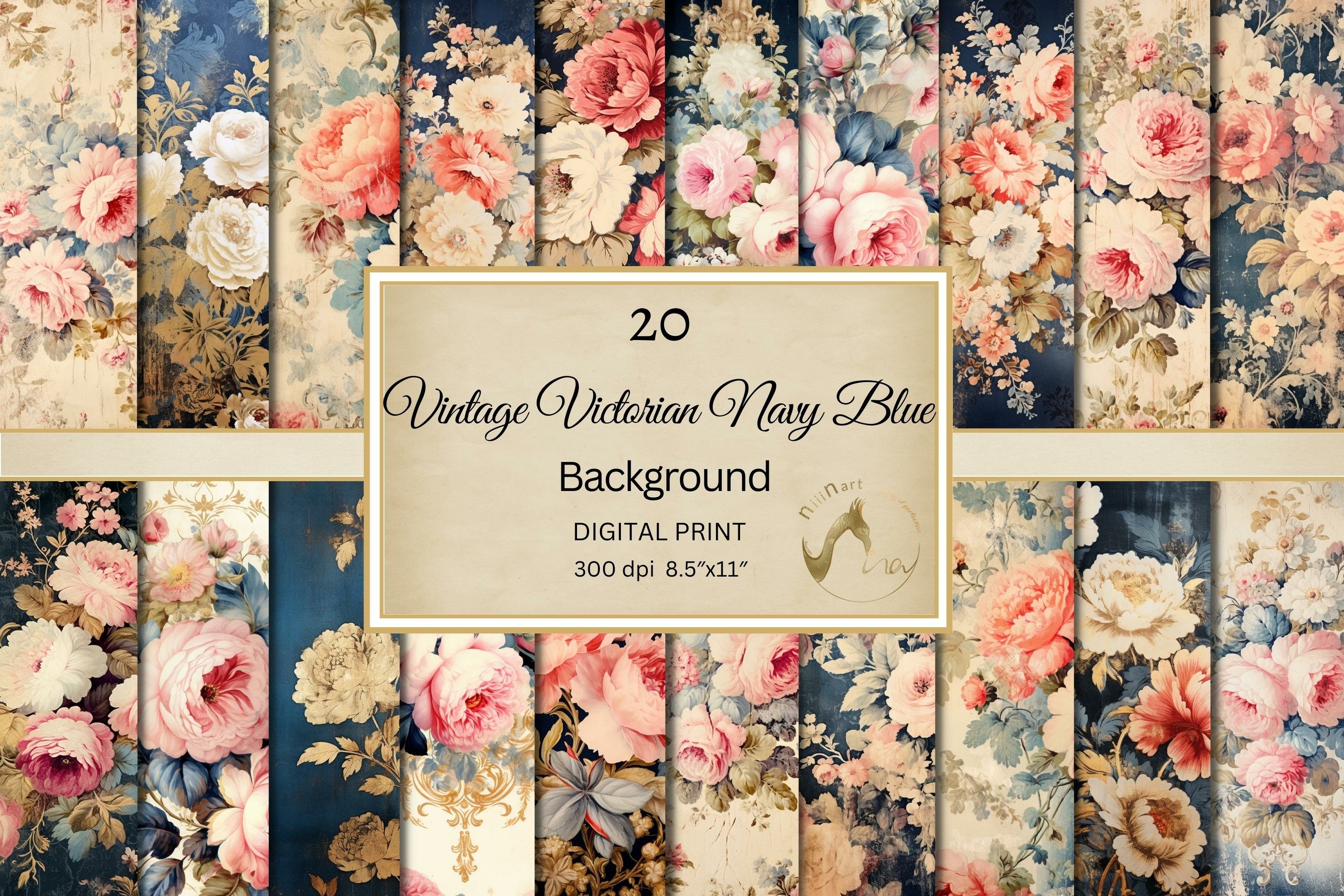 Vintage Shabby Digital Paper