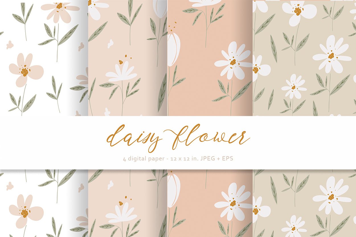 Paper Daisy Flower Patterns | Best Flower Site