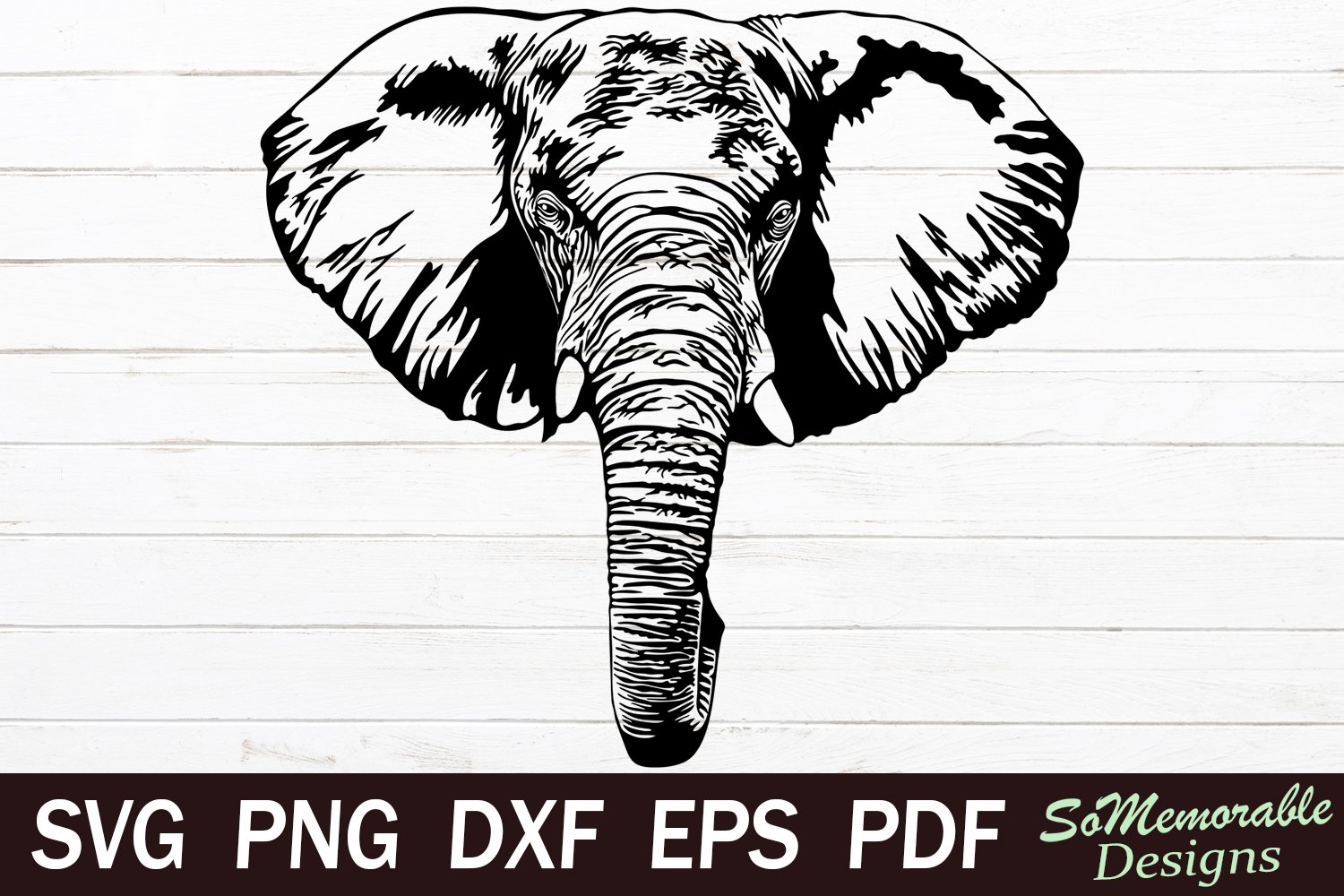 Elephant SVG cut file, Elephant svg design (1437918) | Illustrations ...