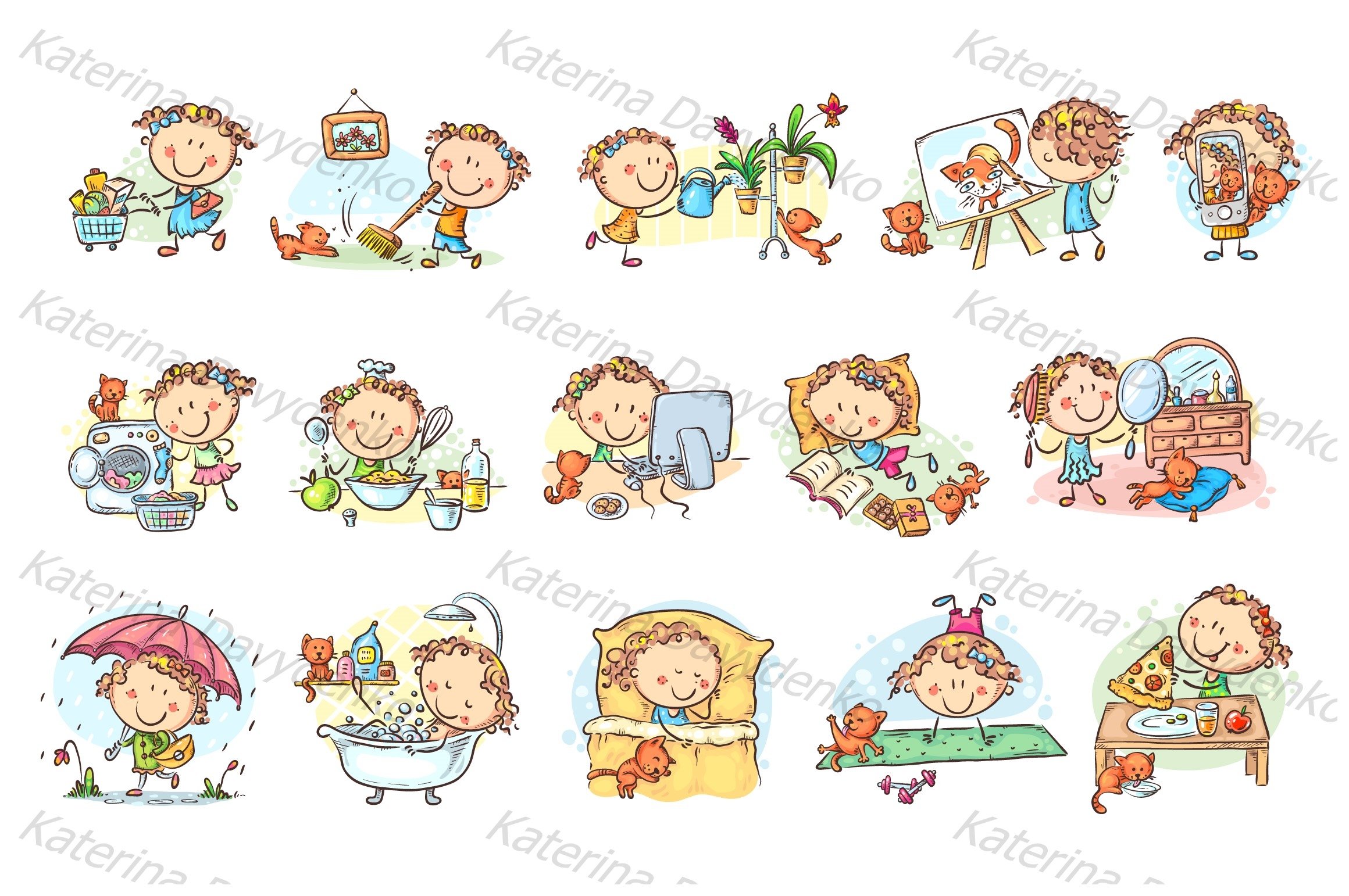 Girls life - everyday activities, daily routine (391843 ...