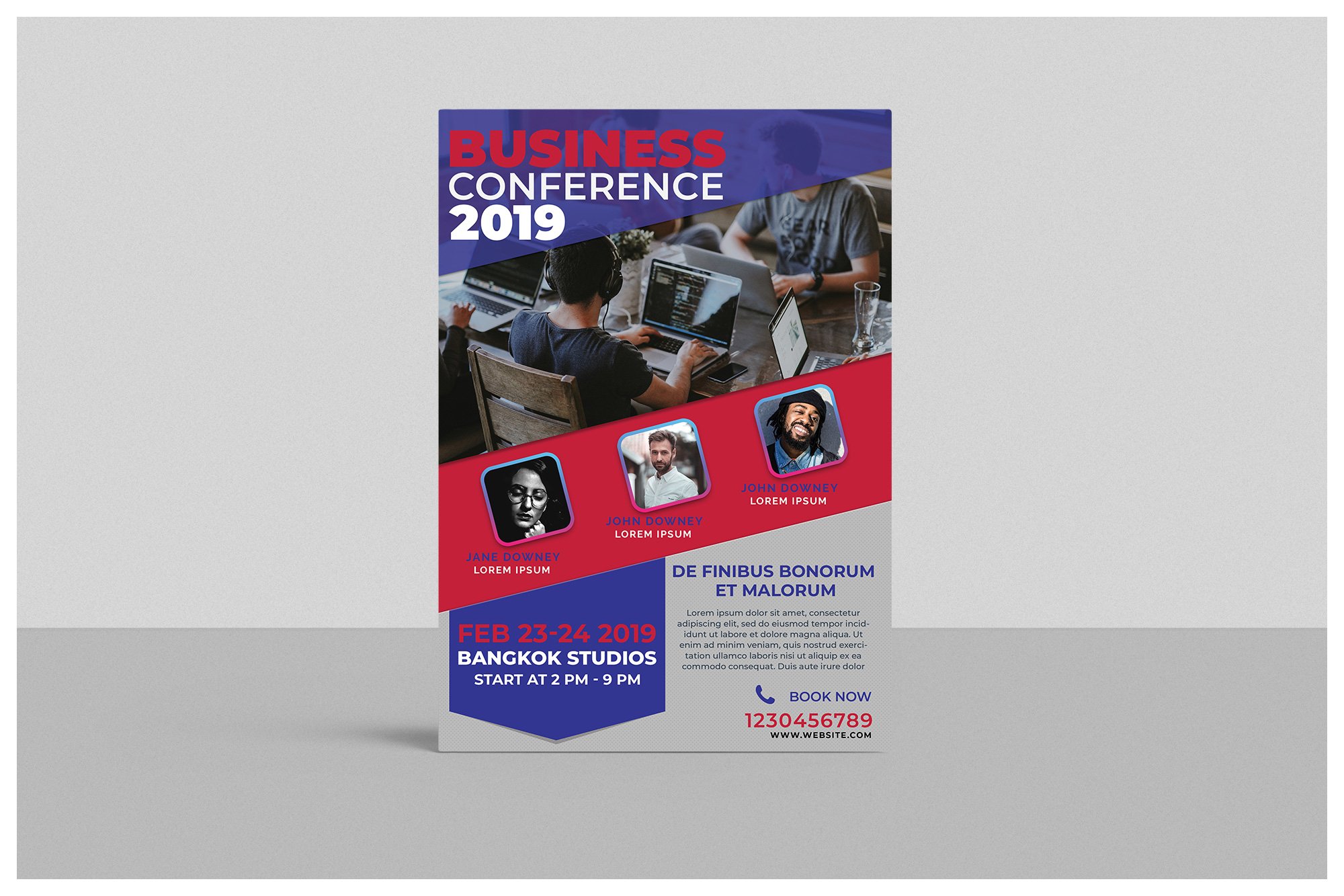 Business Conference Flyer Template (150279) | Flyers | Design Bundles