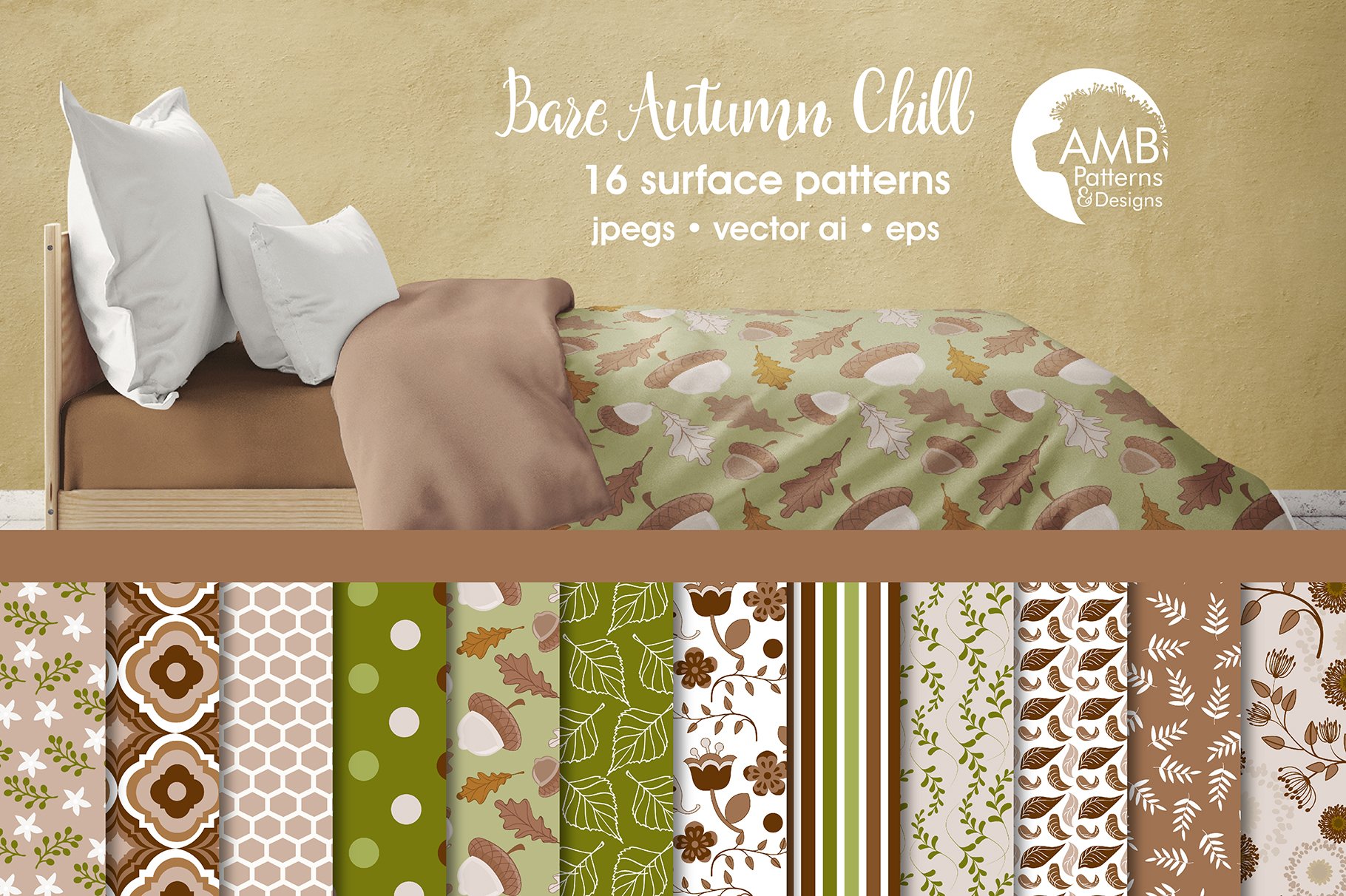 Bare Autumn Chill patterns, Autumn papers AMB-1404 (109604) | Patterns ...