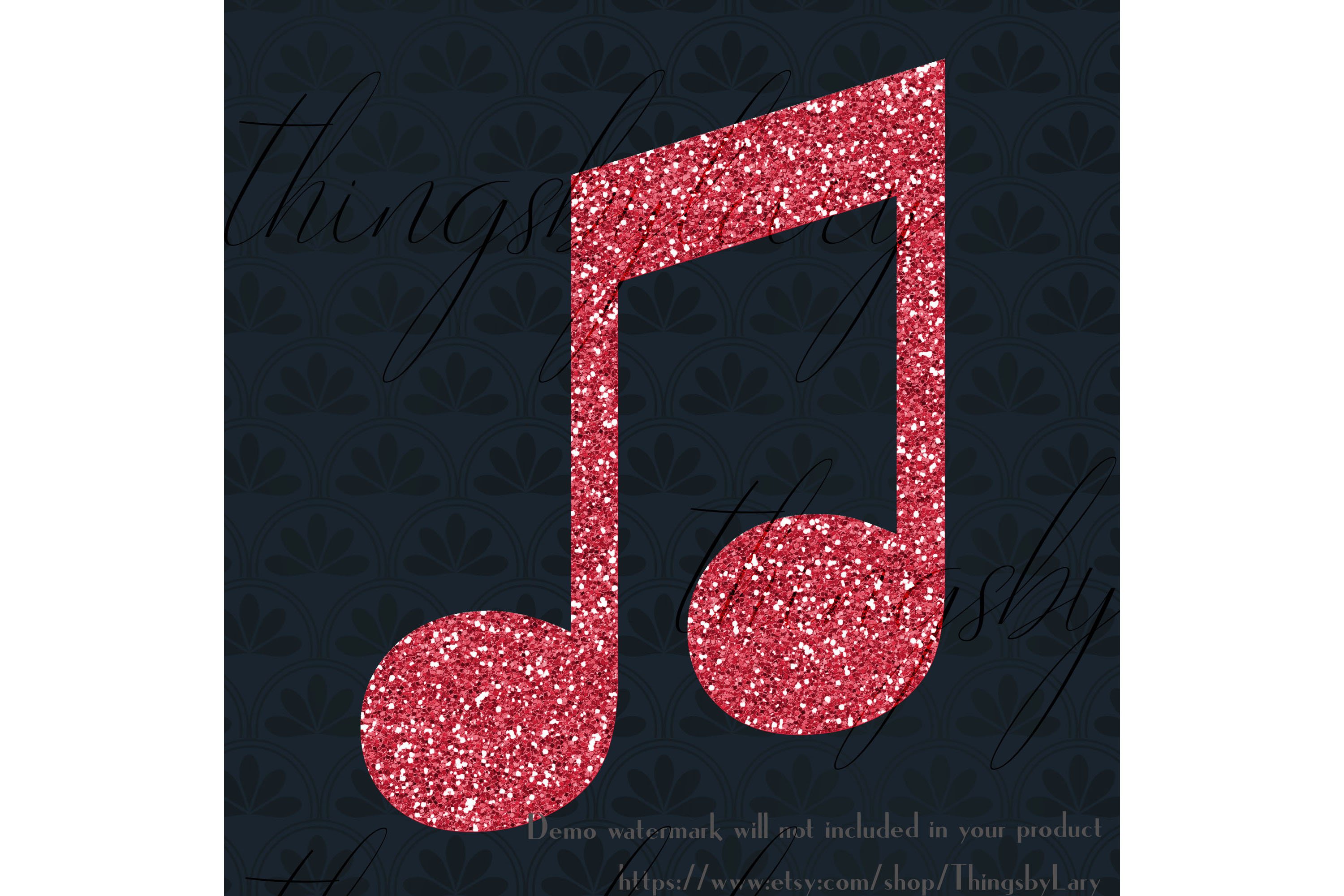 100 Glitter Music Note Clip Arts, Glitter Kid Birthday Decor (130694 ...