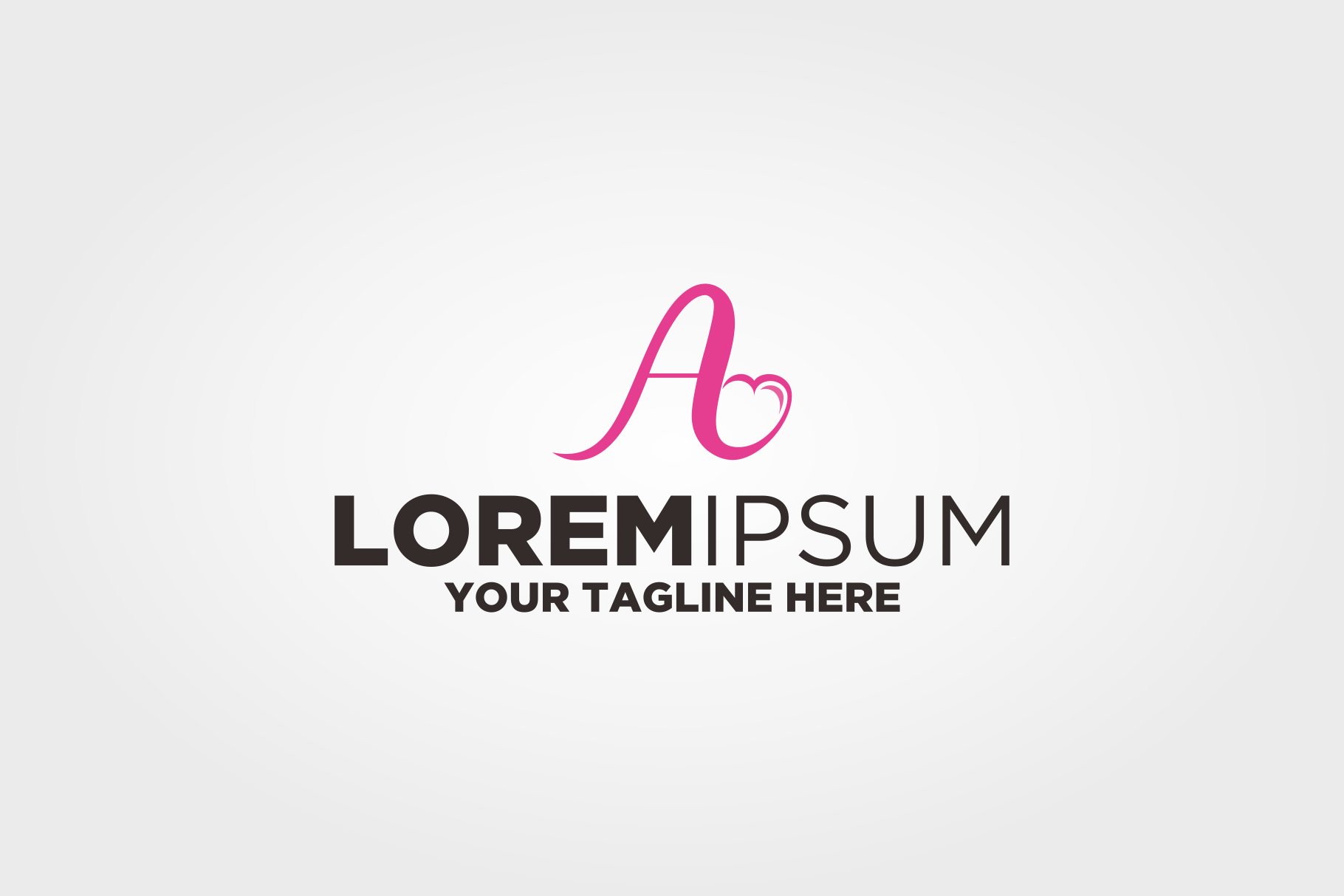 Letter A Love Logo (561004) | Logos | Design Bundles