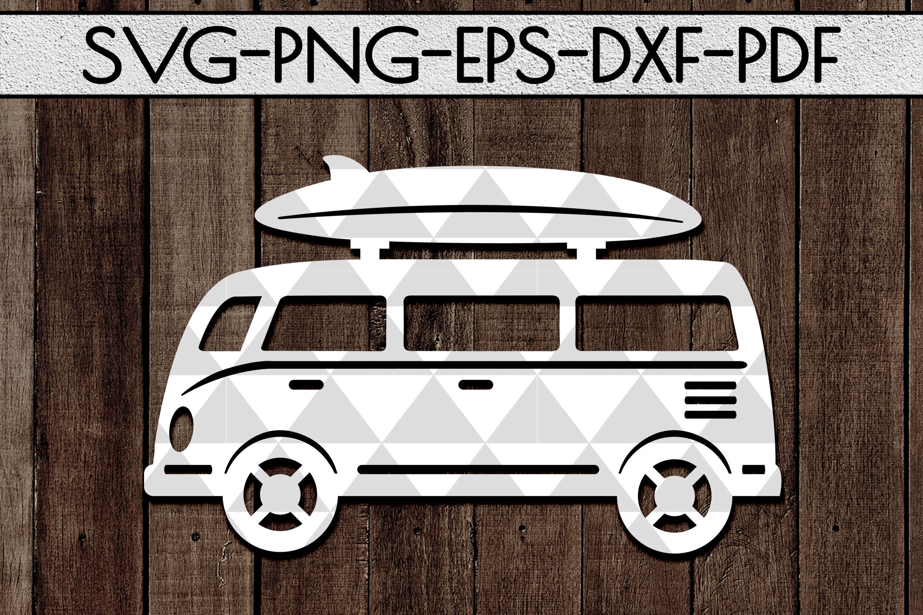 Vw Volkswagen Bus Van Cuttable Design Cut File Vector