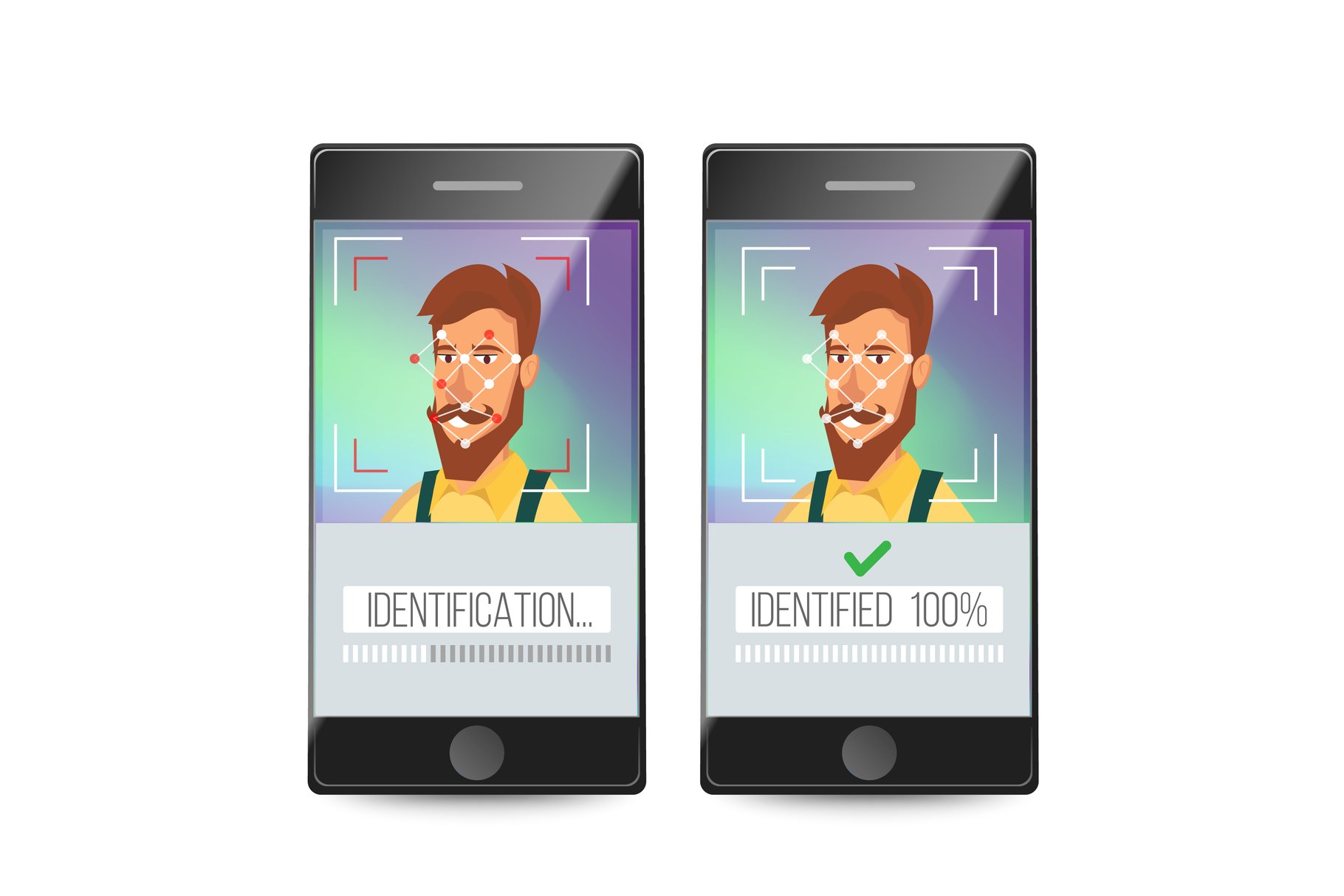 Face Recognition (657286) | Illustrations | Design Bundles