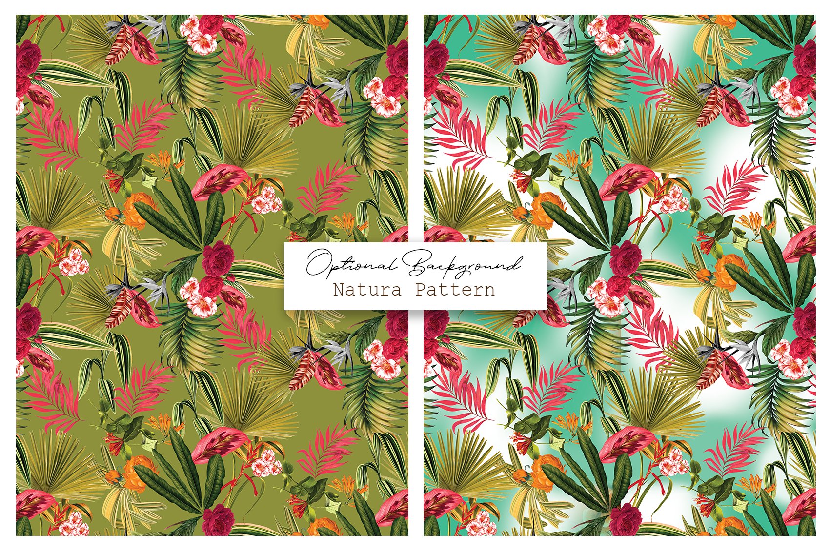 Natura | 10 Seamless Pattern (360074) | Patterns | Design Bundles