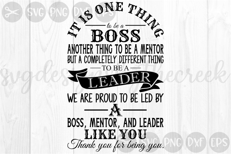 Boss, Leader, Mentor, Office, Workplace, Cut File, SVG. (148489) | Cut ...