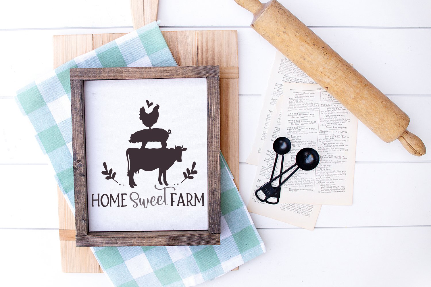 Farmhouse Kitchen SVG Bundle, Farmhouse Kitchen Cut Files (1179100 ...