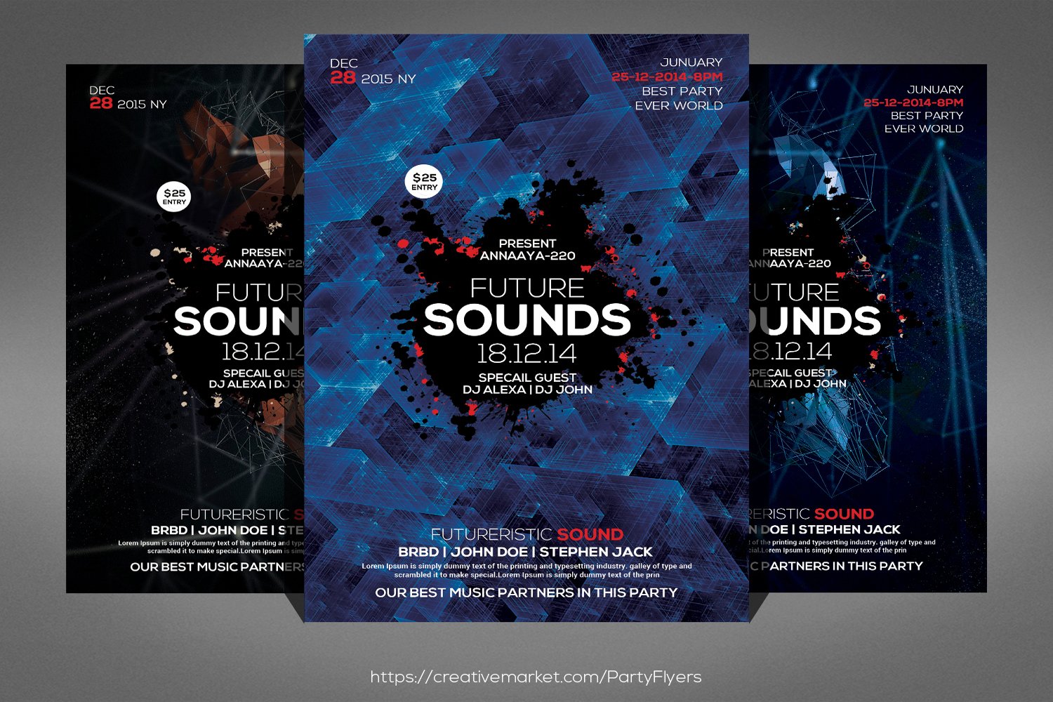 Future Sound Flyer (134623) | Flyers | Design Bundles