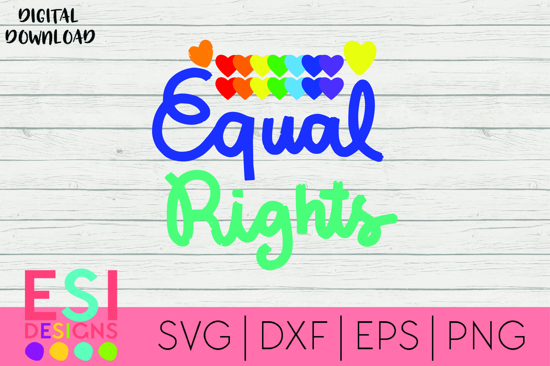 Equal Rights SVG (1410374) | SVGs | Design Bundles