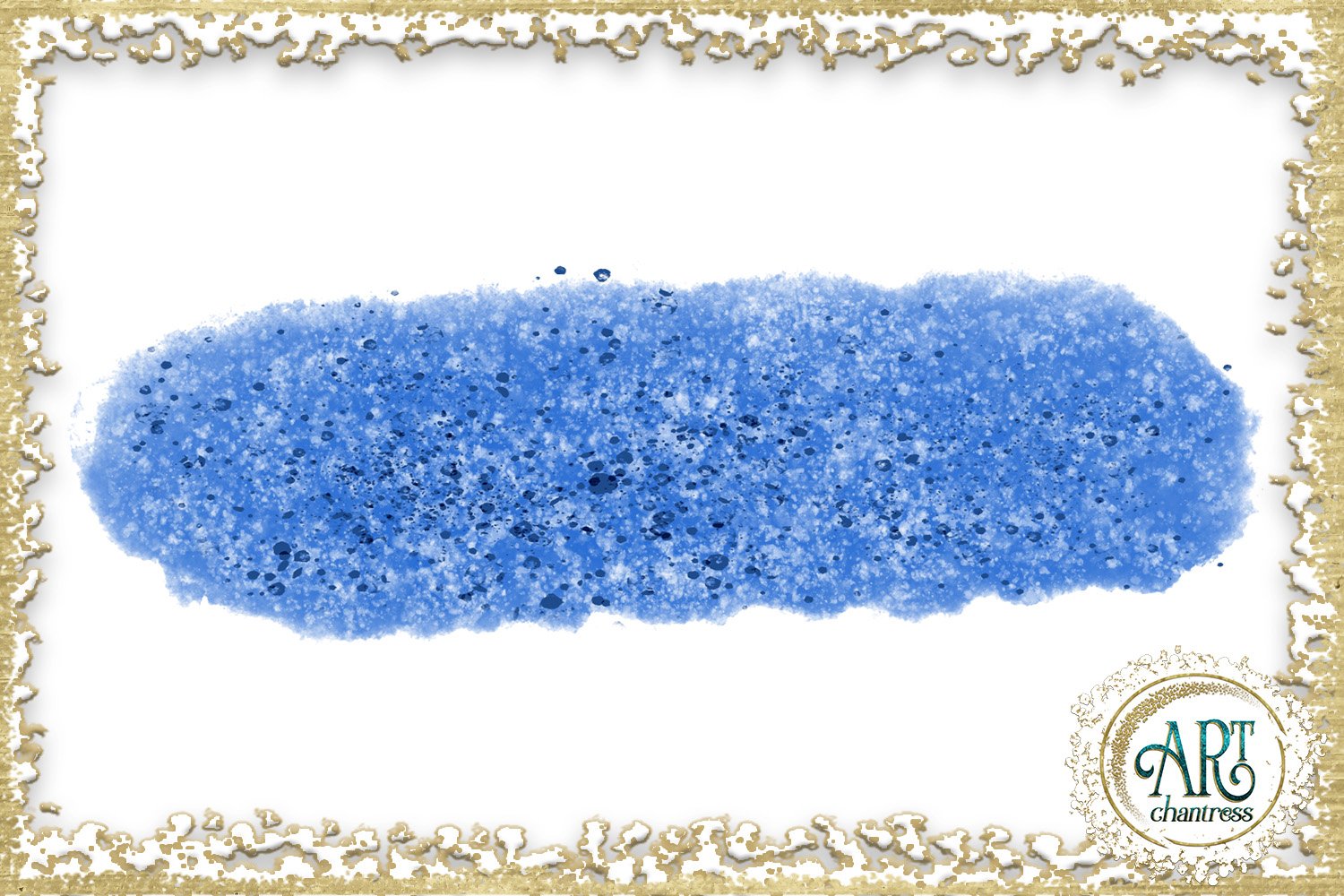 Blue Glitter Digital Clipart Brush Stroke - 24 of beautiful (103522 ...