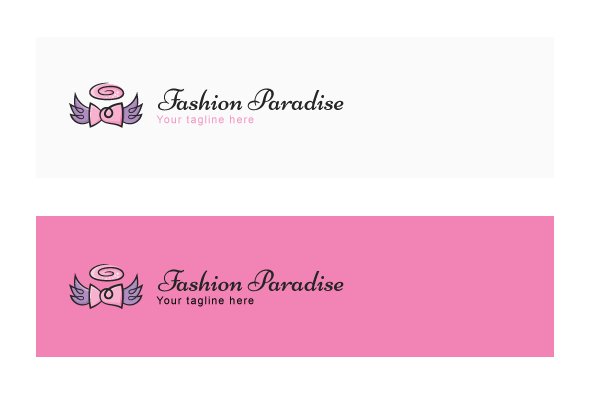 Fashion Paradise - Fancy Apparel Store Stock Logo Template (26218 ...