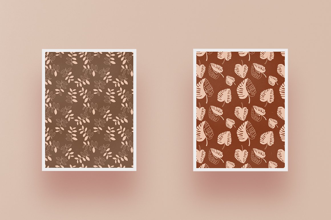 Botanical Seamless Patterns (557879) | Patterns | Design Bundles