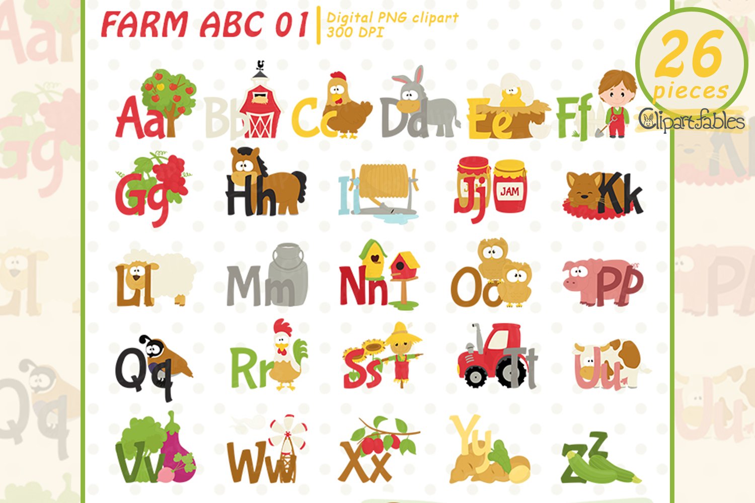 Alphabet Clipart For Kids